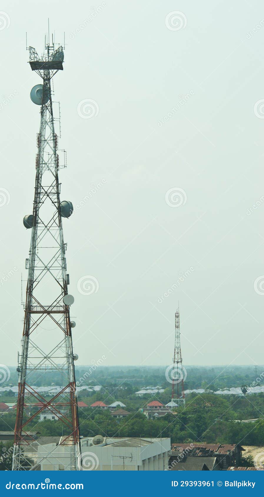 Antenna signal stock image. Image of global, communication - 29393961