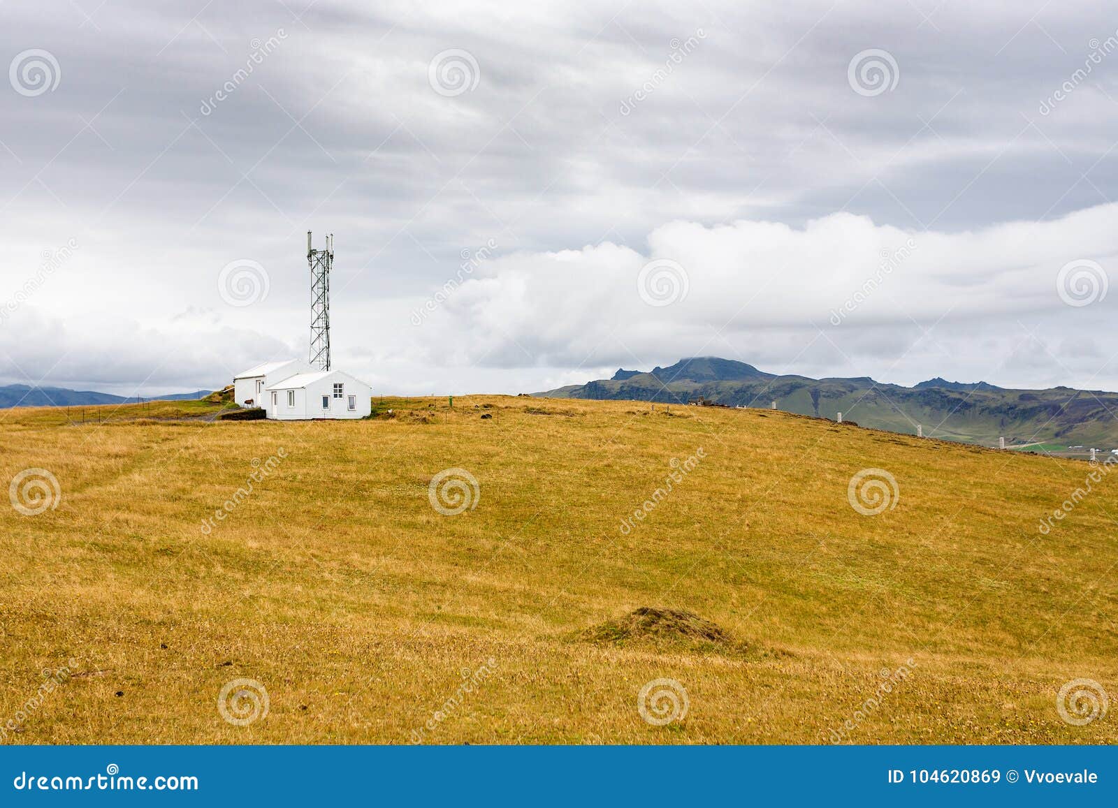 Antenna Station on Dyrholaey Peninsula in Iceland Stock Image - Image ... Antenna Station on Dyrholaey Peninsula in Iceland Stock Image - Image ...