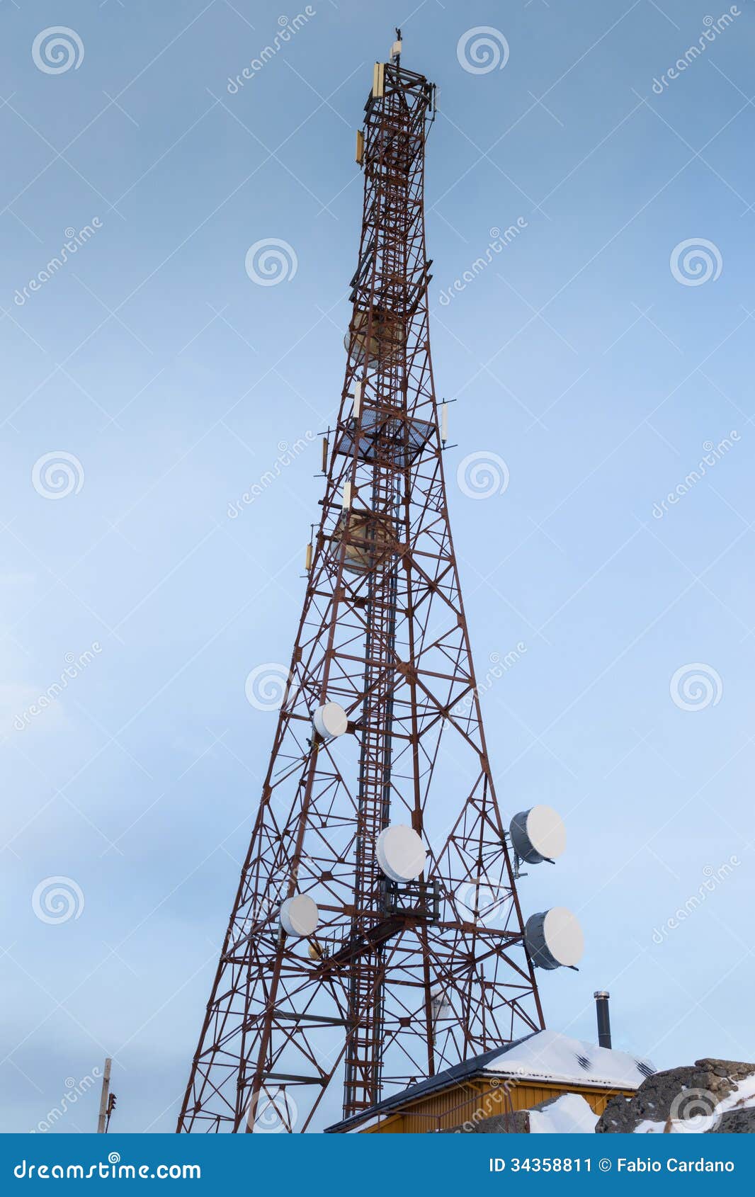 Antenna stock image. Image of communication, engineering - 34358811