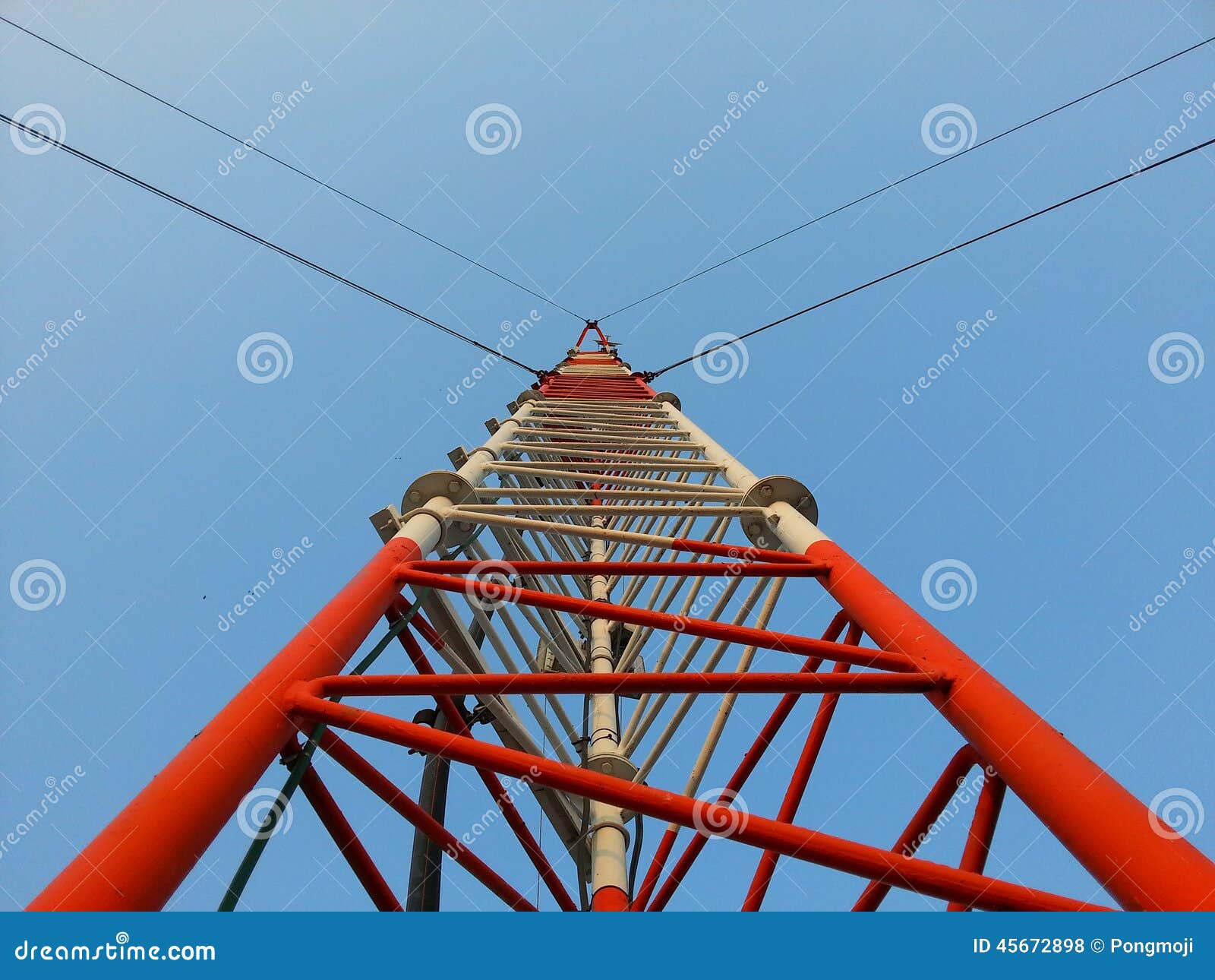 Antenna tower stock photo. Image of tower, landmark, telecom - 45672898