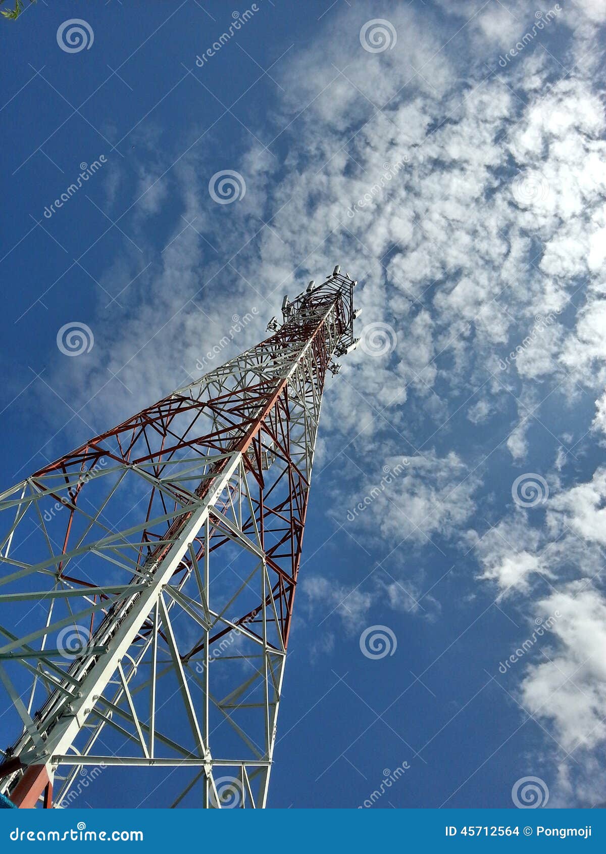 Antenna tower stock photo. Image of antenna, telecommunication - 45712564