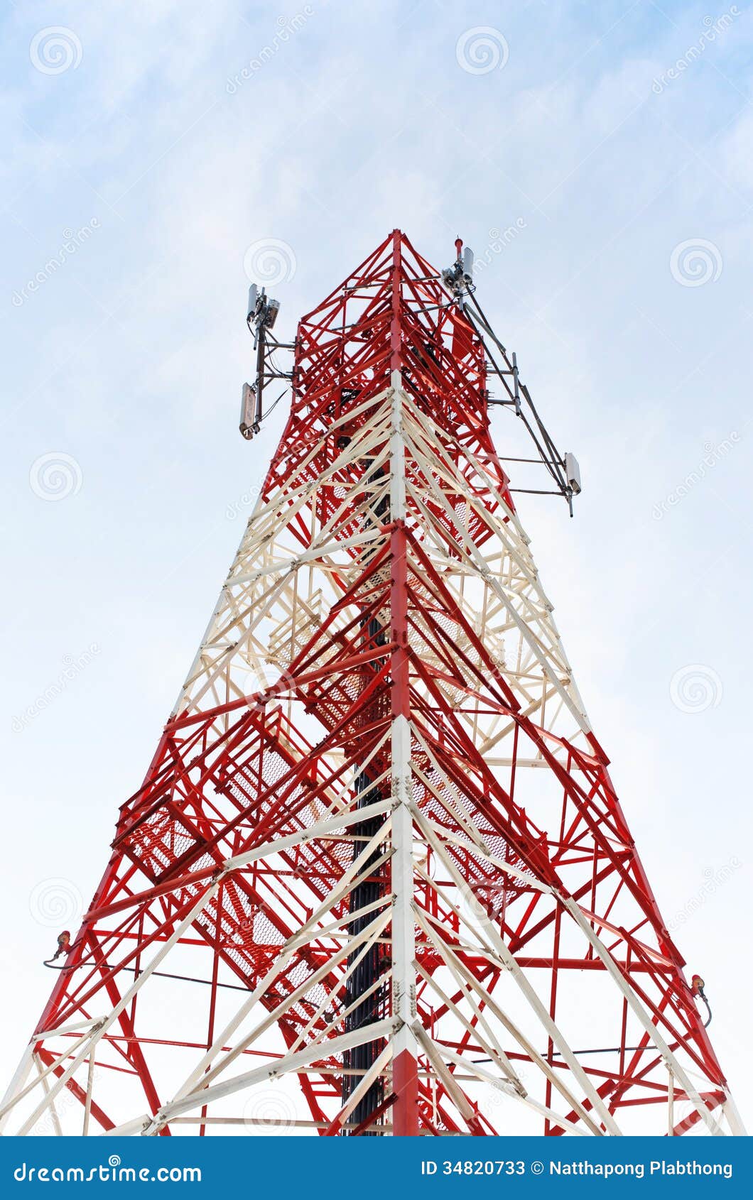 Antenna tower stock image. Image of high, electricity - 34820733