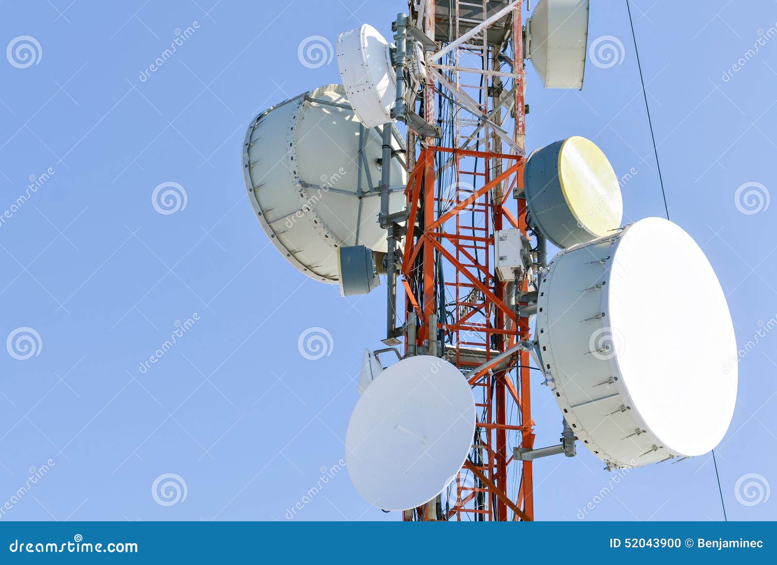 Antenna tower stock photo. Image of communication, connection - 52043900