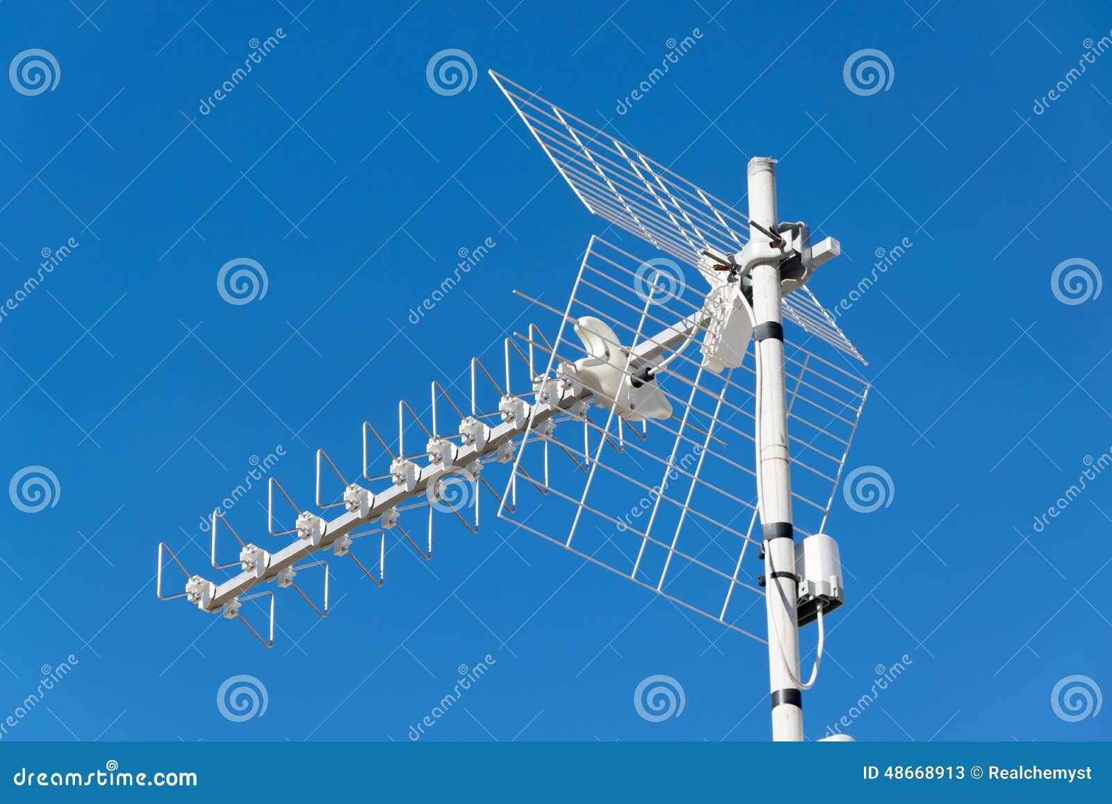 Antenna Tv stock image. Image of satellite, information - 48668913