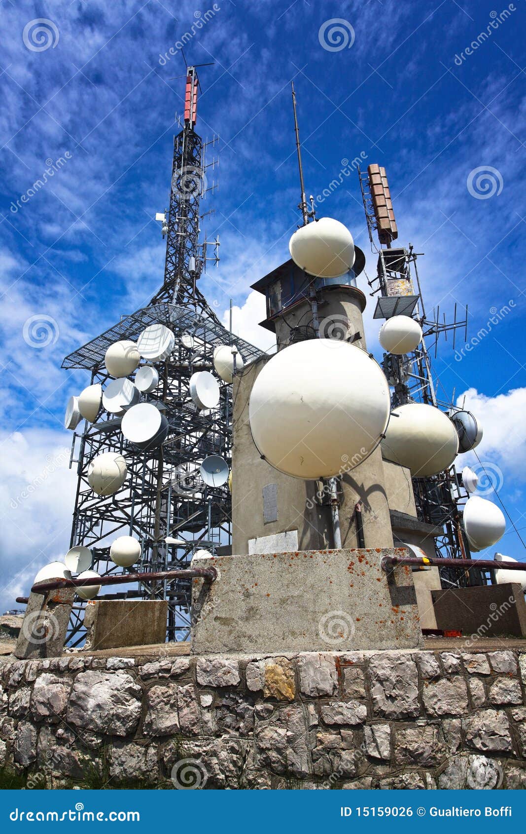 Antenna tv station stock photo. Image of cellular, signal - 15159026