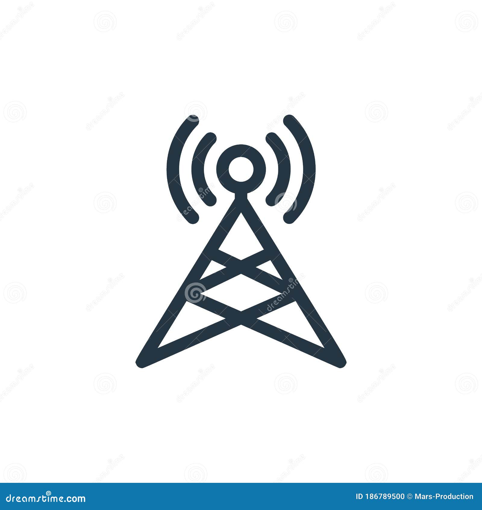 Antenna Vector Icon. Antenna Editable Stroke. Antenna Linear Symbol for ...