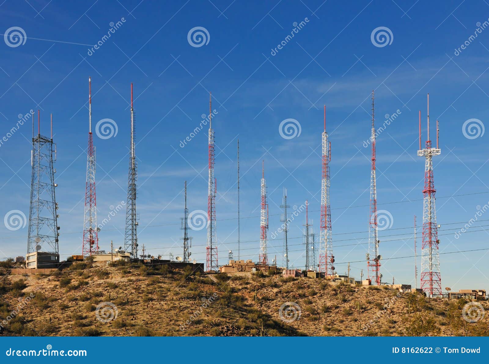 Antennas stock photo. Image of radio, reception, antenna - 8162622