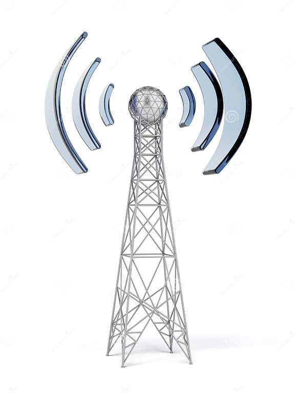 Antenne de communication illustration stock. Illustration du internet ...