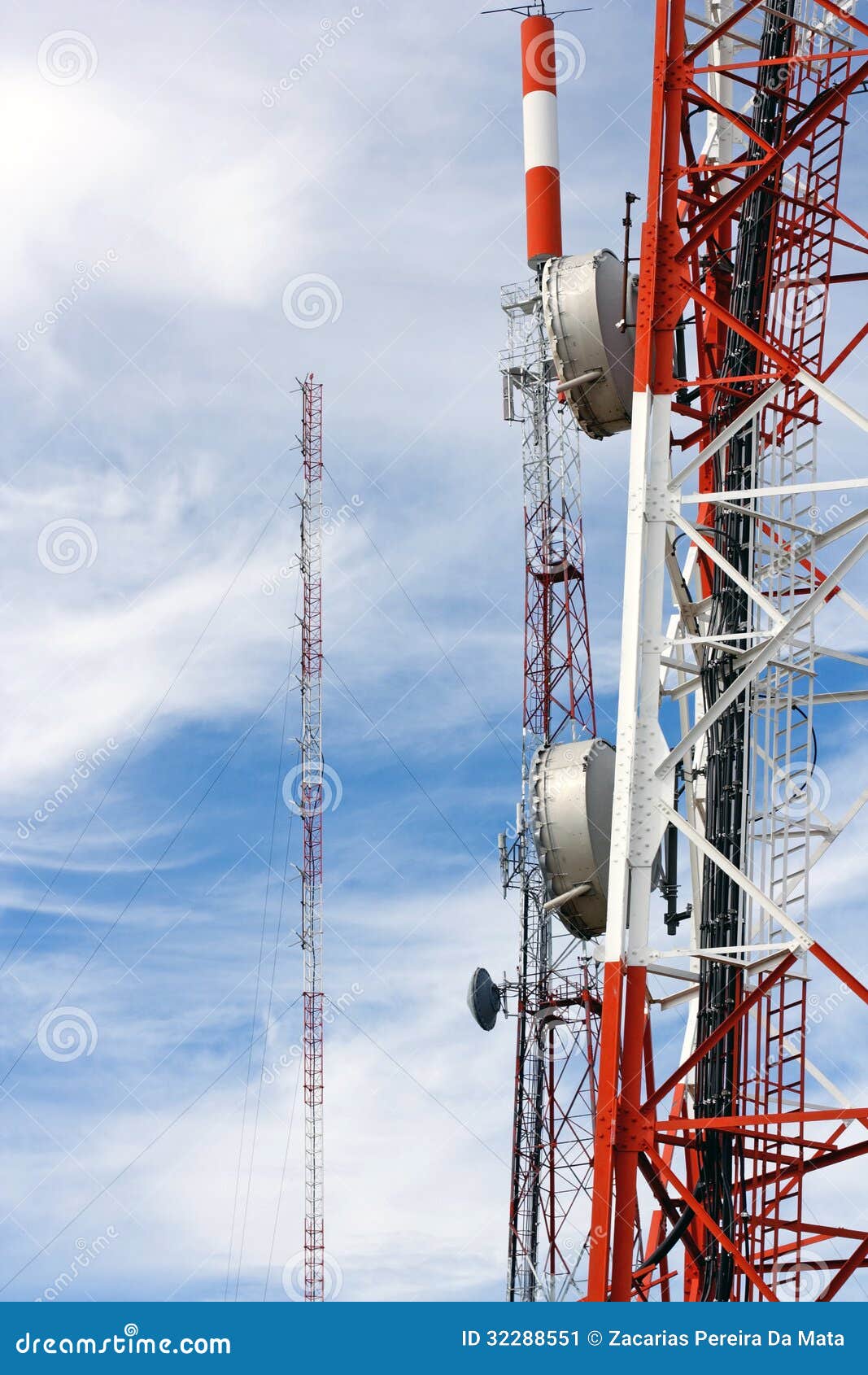 Antennes image stock. Image du radio, portugal, télévision - 32288551