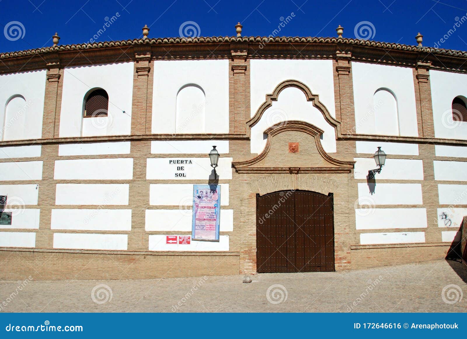 The Bullring, Antequera, Spain. Editorial Photo - Image of spain ...