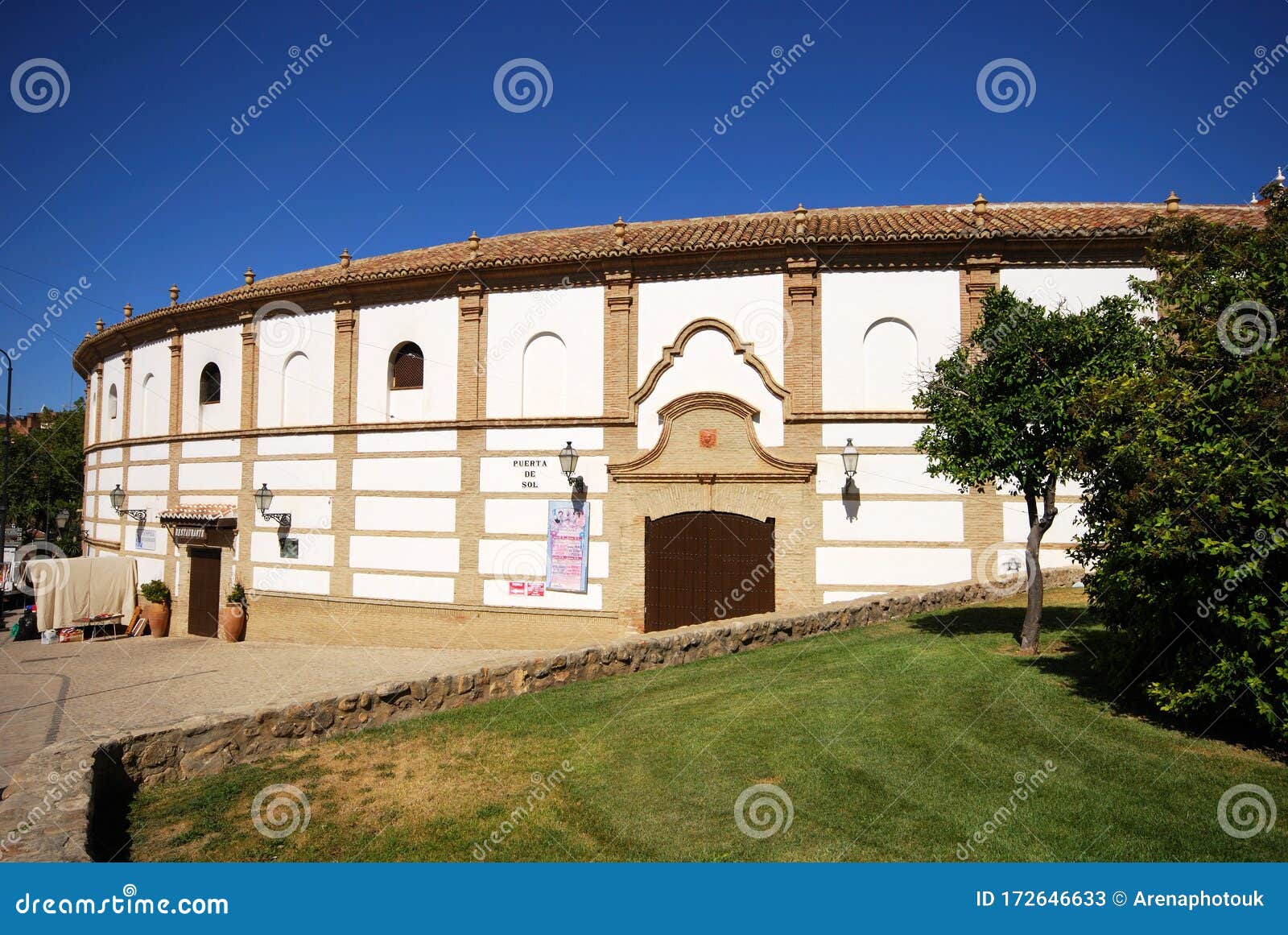 The Bullring, Antequera, Spain. Editorial Stock Photo - Image of summer ...
