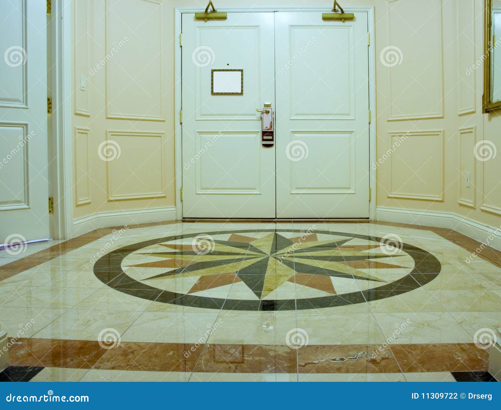 Elegance Anteroom Interior In Warm Tones Royalty-Free Stock Image ...