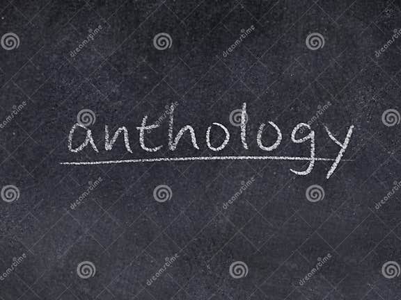 Anthology stock photo. Image of learning, chalkboard - 240932428