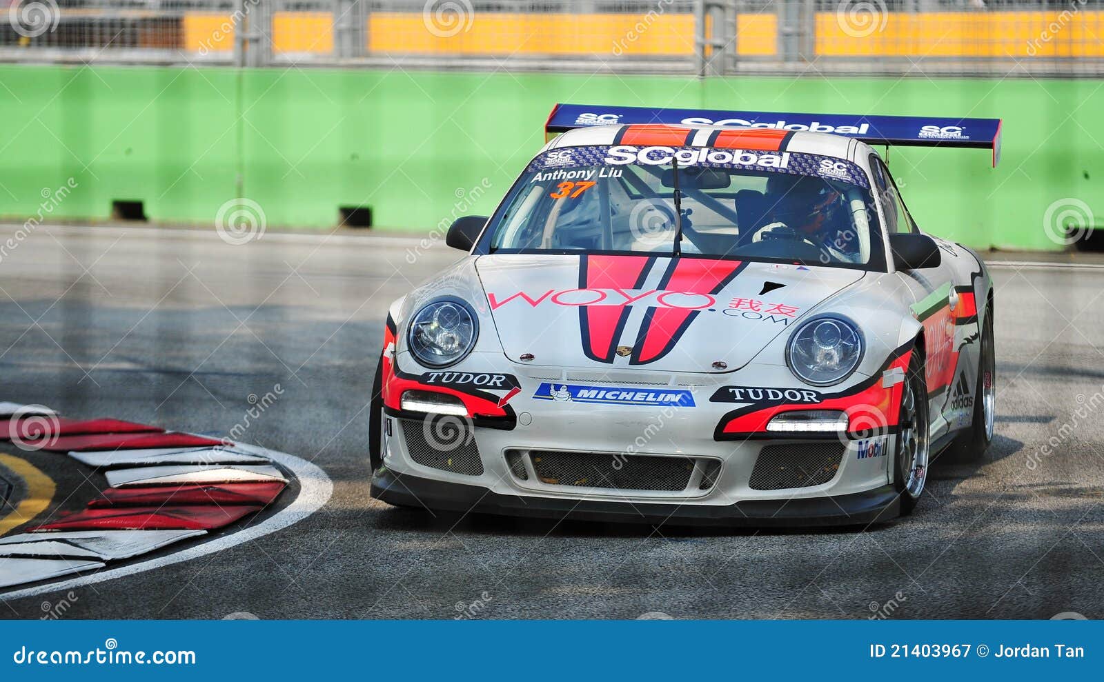Anthony Liu Racing at Porsche Carrera Cup Asia Editorial Photography ...