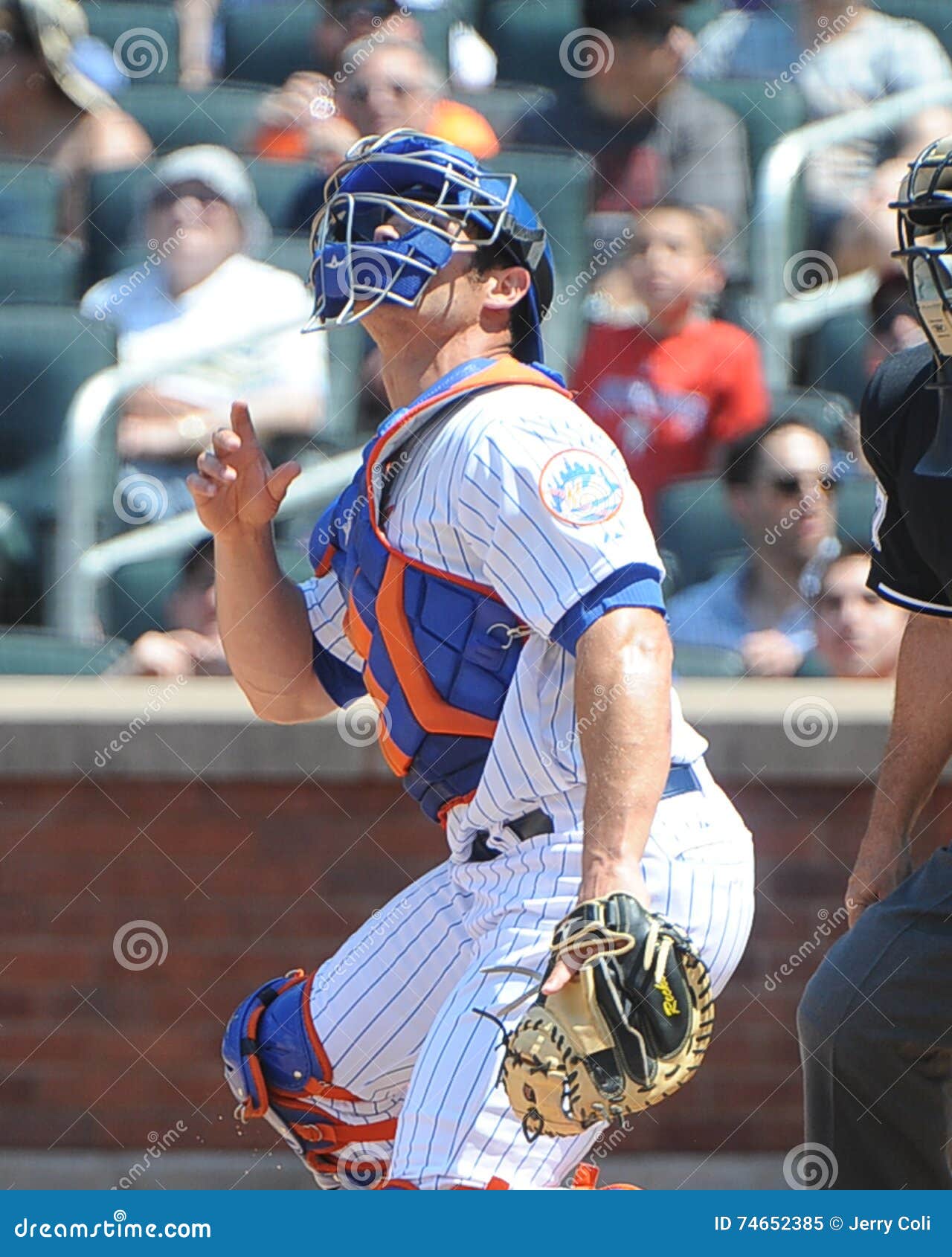 Anthony Recker editorial image. Image of league, slide - 74652385
