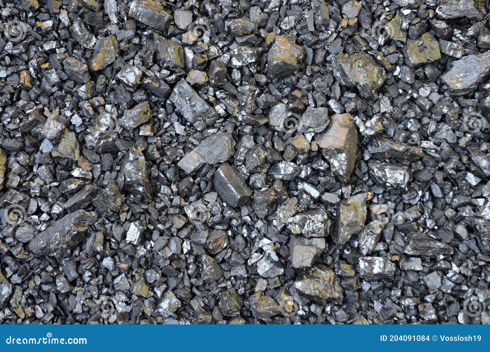 Anthracite Coal of Various Sizes. Stock Photo - Image of geology, stone ...