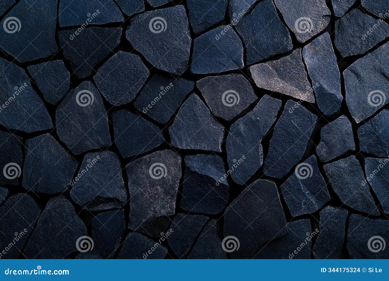 Anthracite Square Concrete Texture Background with Black Stone Stock ...