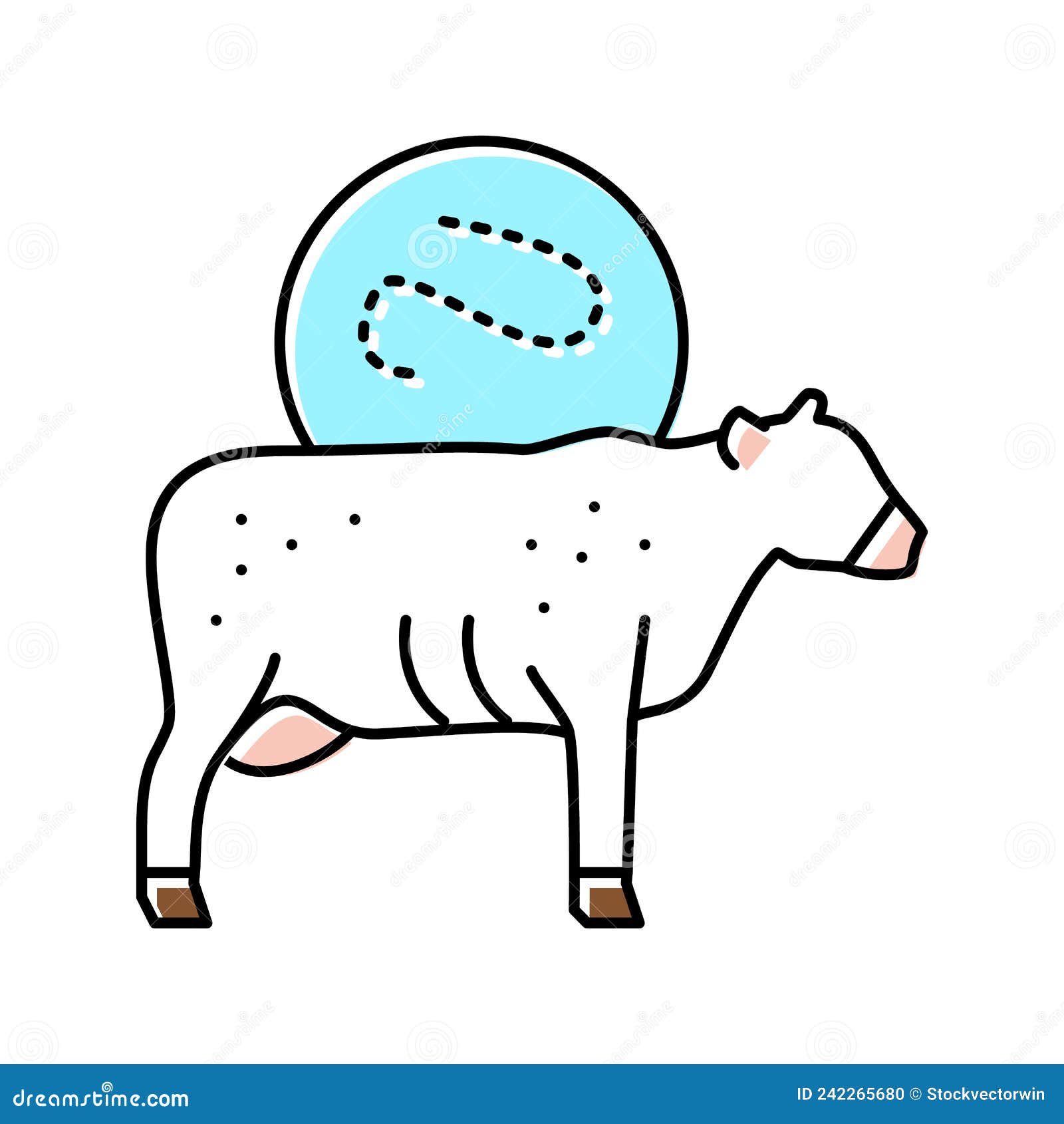 Anthrax Vector Illustration. Labeled Medical Infection Disease Cycle ...