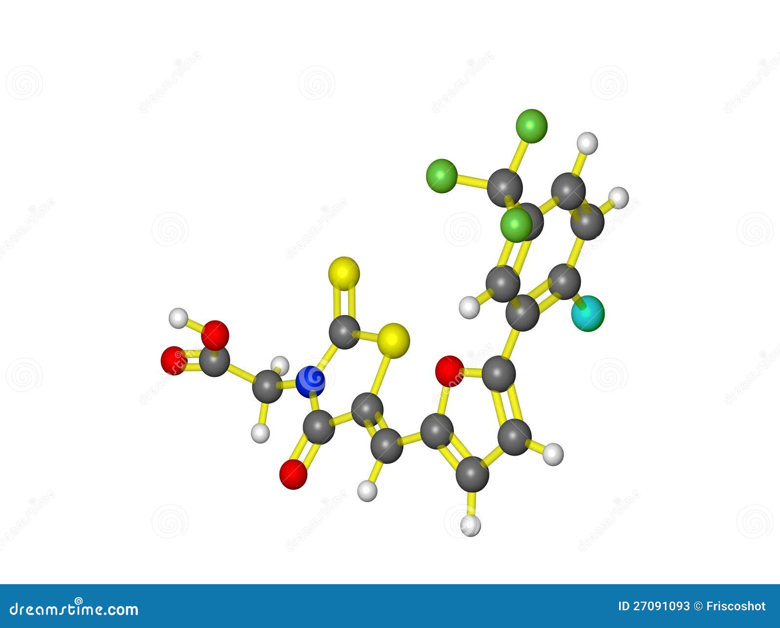 An Anthrax Molecule Stock Photos - Image: 27091093