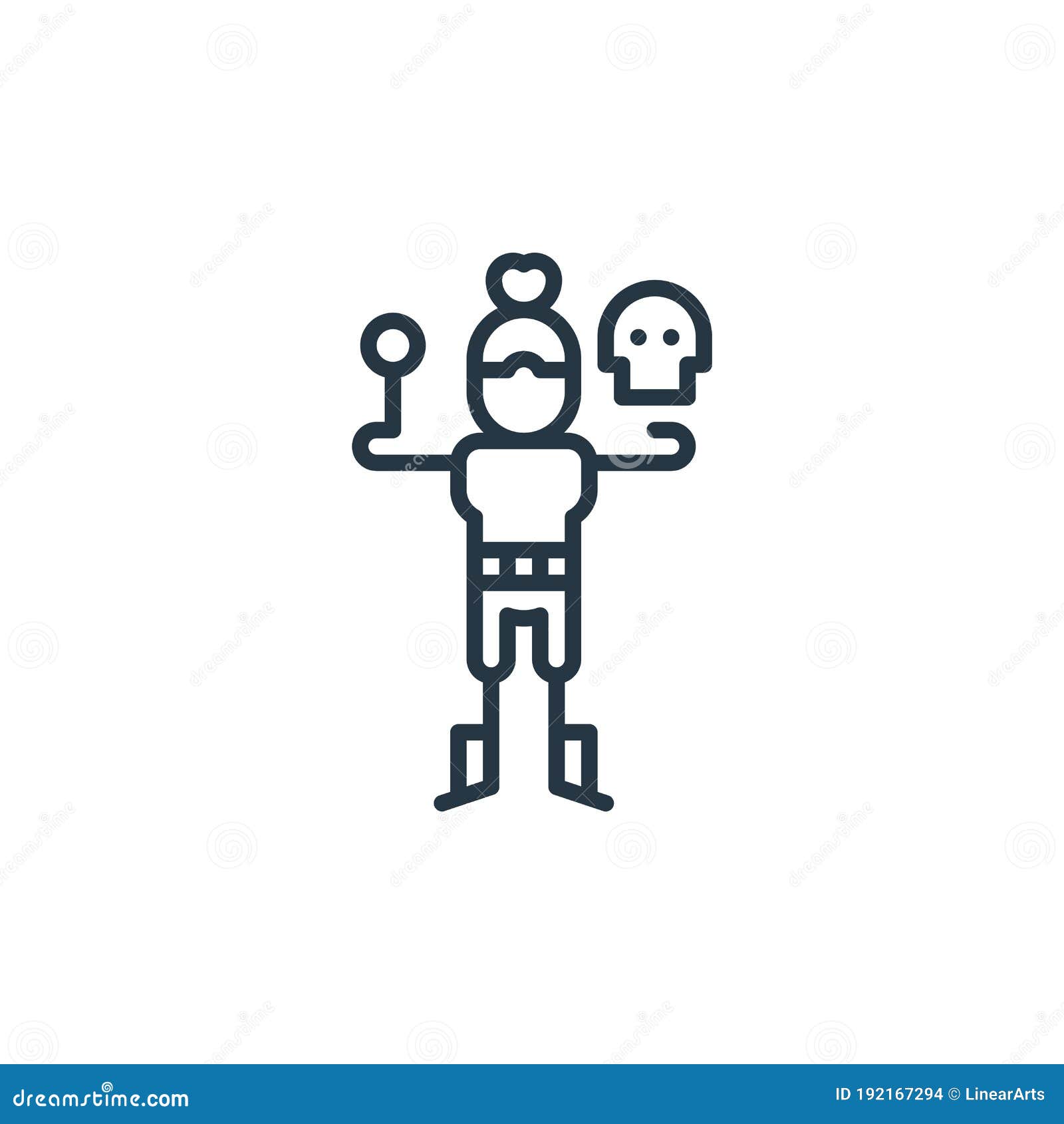 Anthropology Icon Vector from Arts Concept. Thin Line Illustration of ...