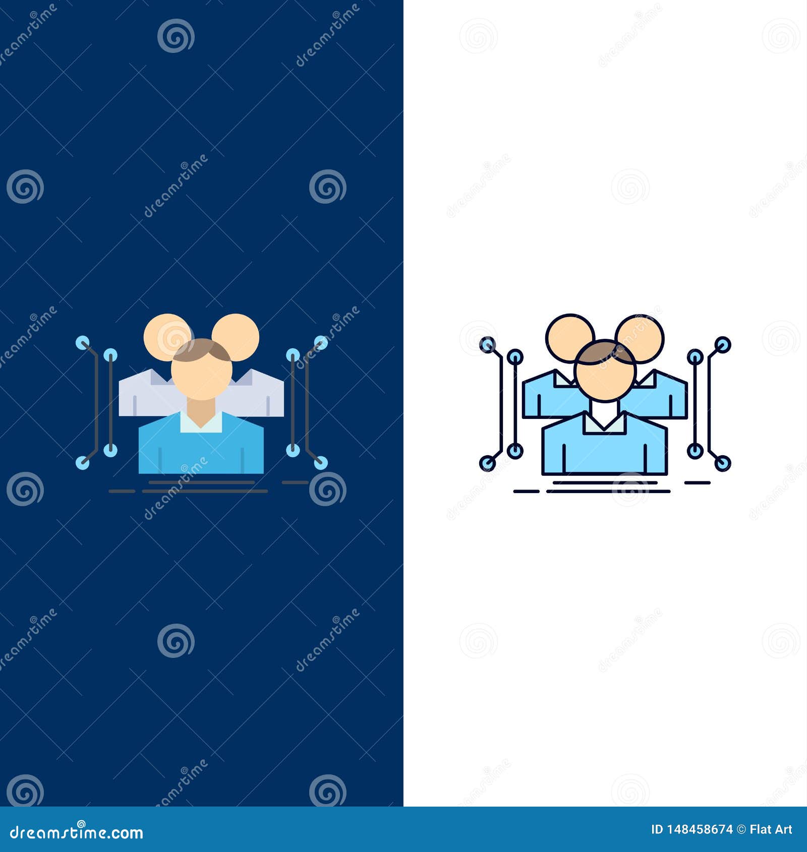 Anthropometry, Body, Data, Human, Public Flat Color Icon Vector Stock ...