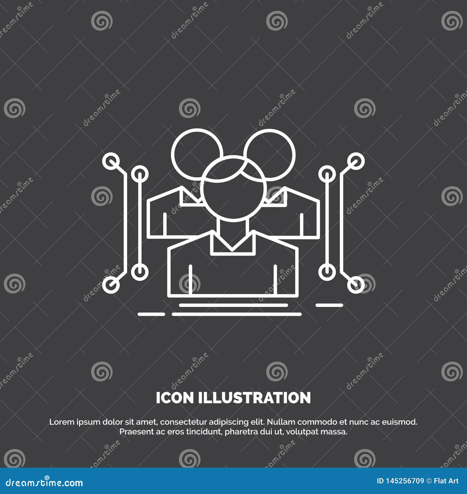 Anthropometry, Body, Data, Human, Public Icon. Line Vector Symbol for ...