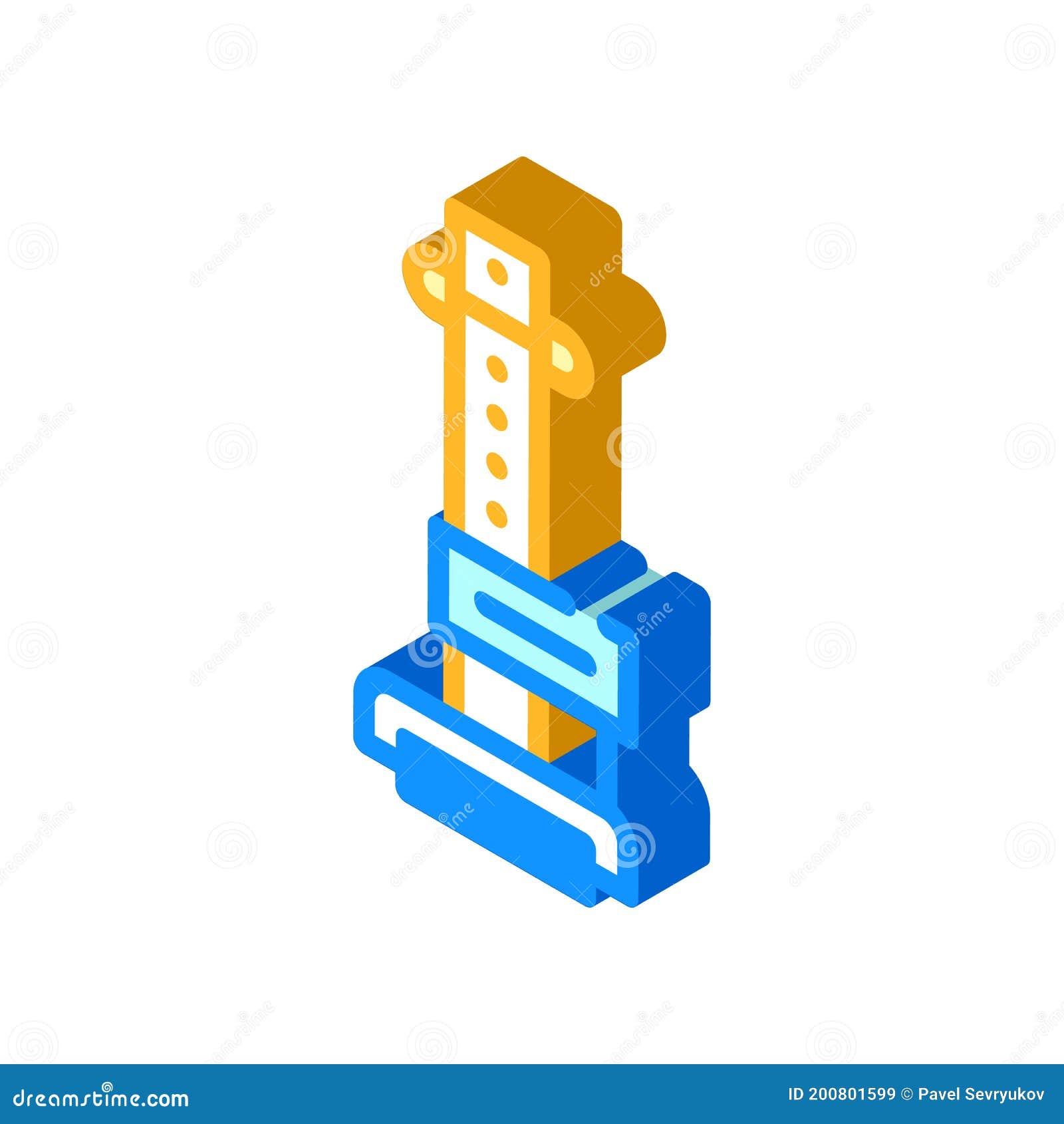 Anthropometry Tool Isometric Icon Vector Illustration Sign Stock Vector ...