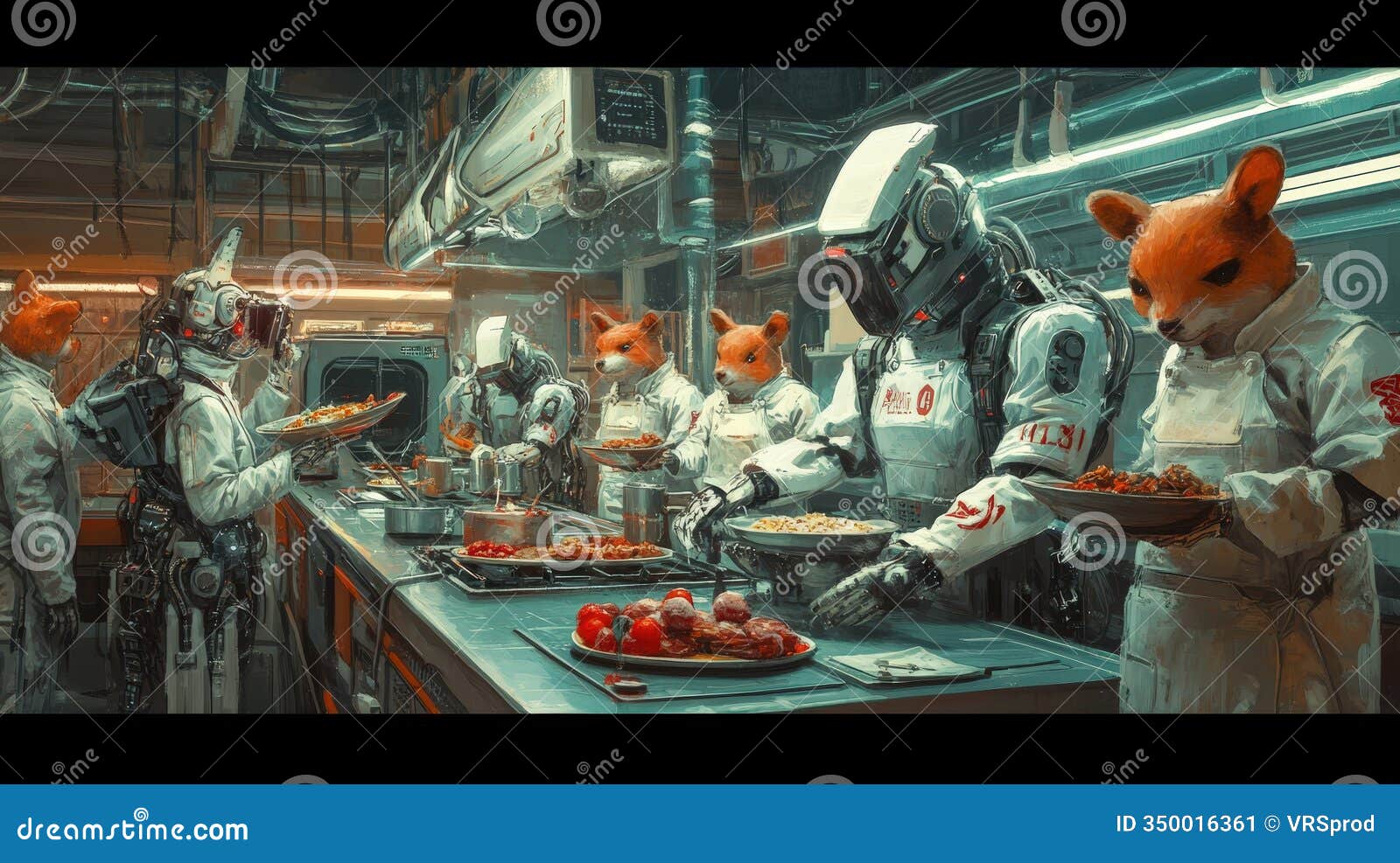Anthropomorphic Animals and Robots Collaborating in a Sci-fi Kitchen ...