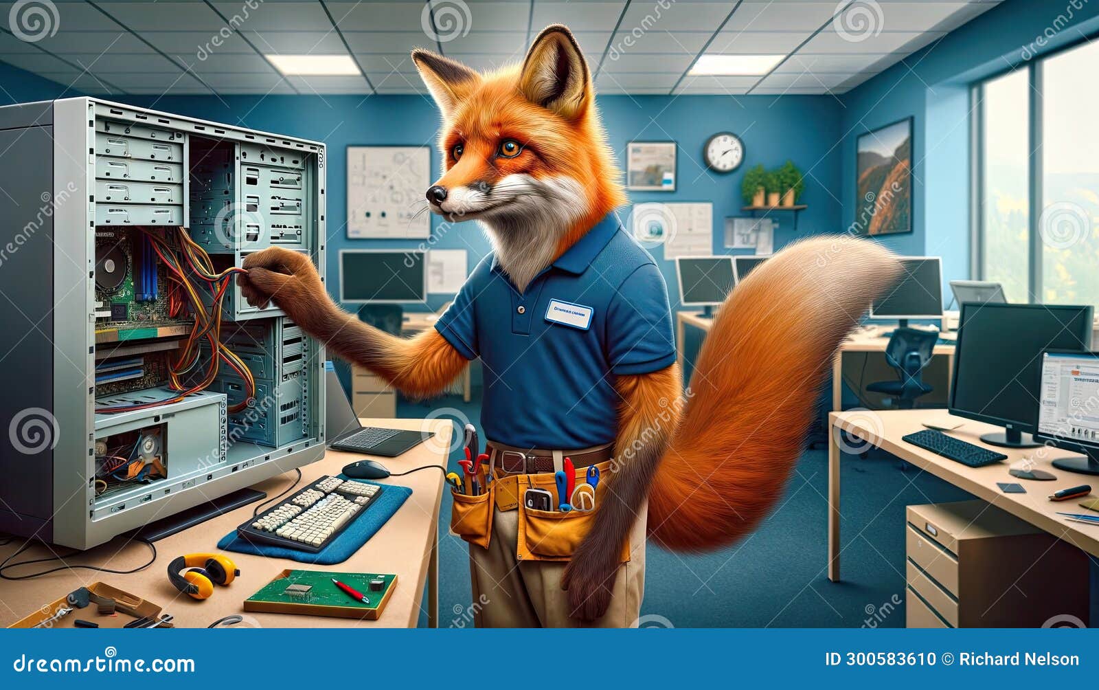 Fox Technician Stock Illustrations – 9 Fox Technician Stock ...