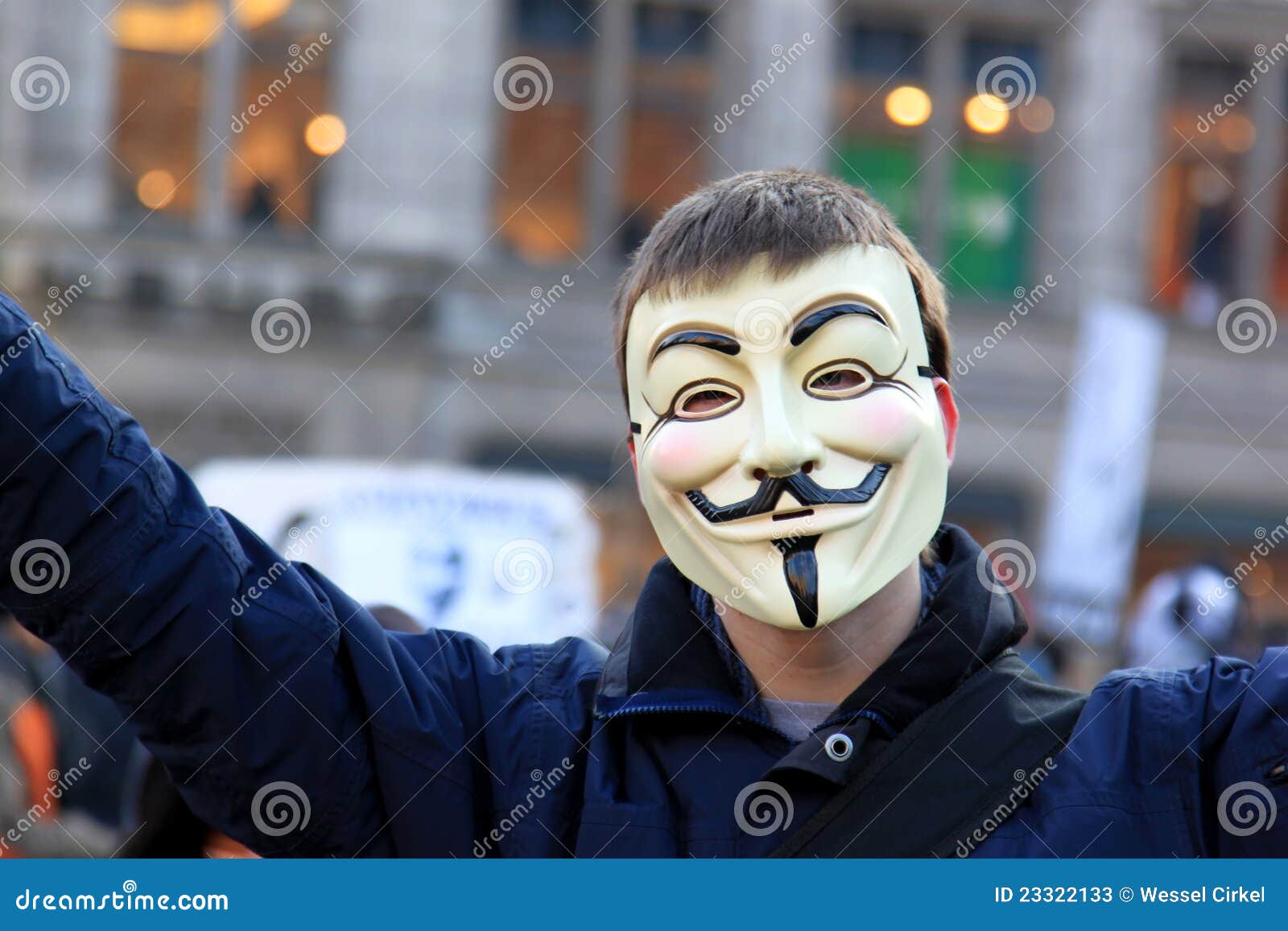 Anonymous Mask (Guy Fawkes Mask) Editorial Image | CartoonDealer.com ...
