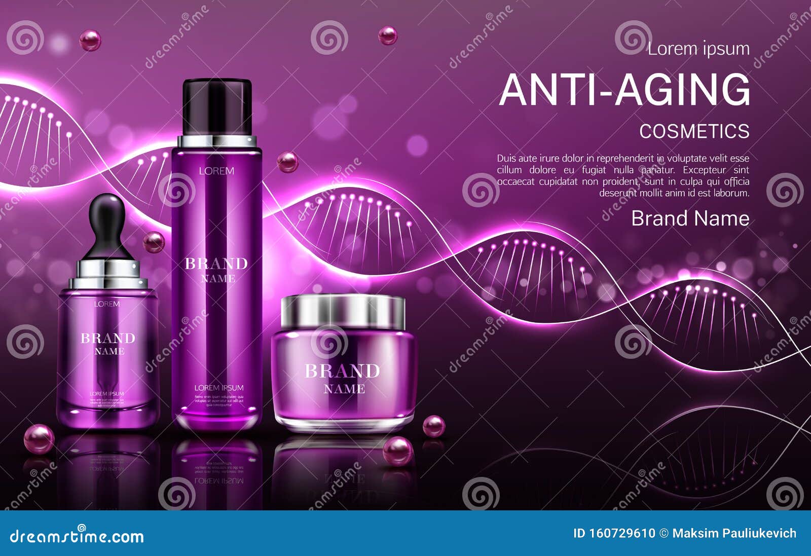 Anti Aging Cosmetics Tubes and Cream Jar Mock Up Stock Vector ... Anti Aging Cosmetics Tubes and Cream Jar Mock Up Stock Vector ...