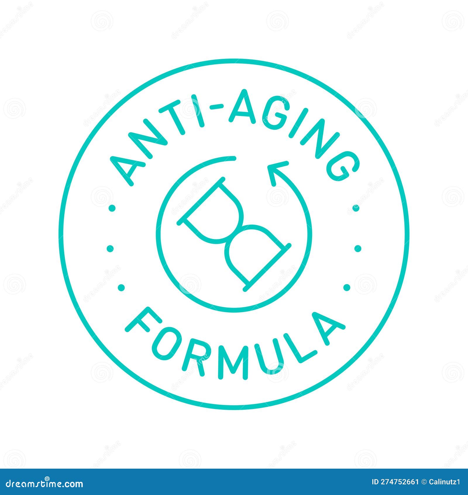 Anti Aging Formula Cosmetics Vector Badge Logo Icon Stock Vector ...