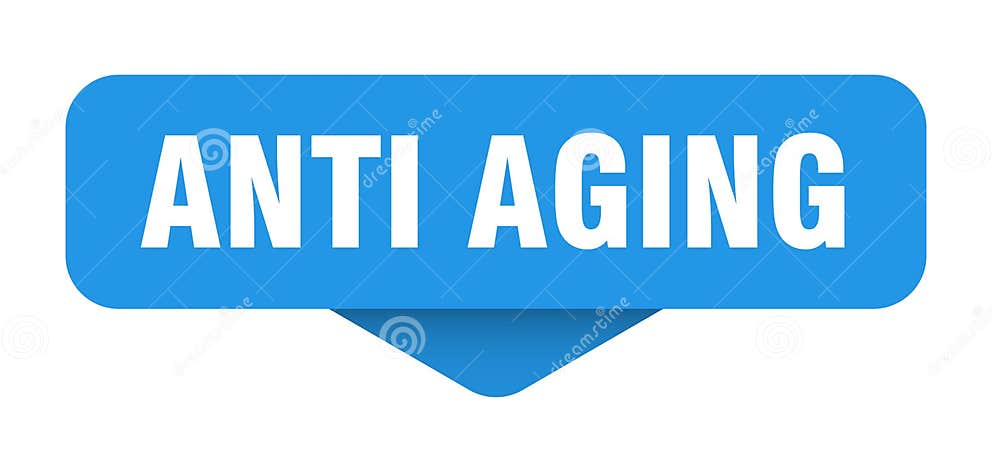 Anti Aging Sticker. Anti Aging Sign on Transparent Background Stock ...
