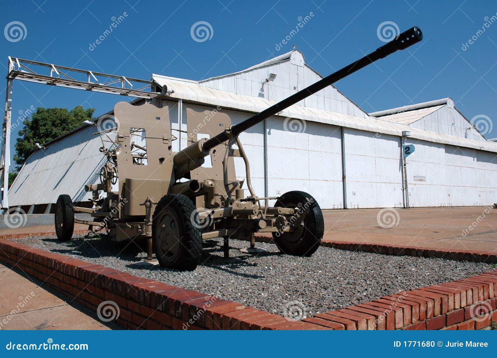 Anti-aircraft Guns, Authentic Machine Gun During The Second World War ...