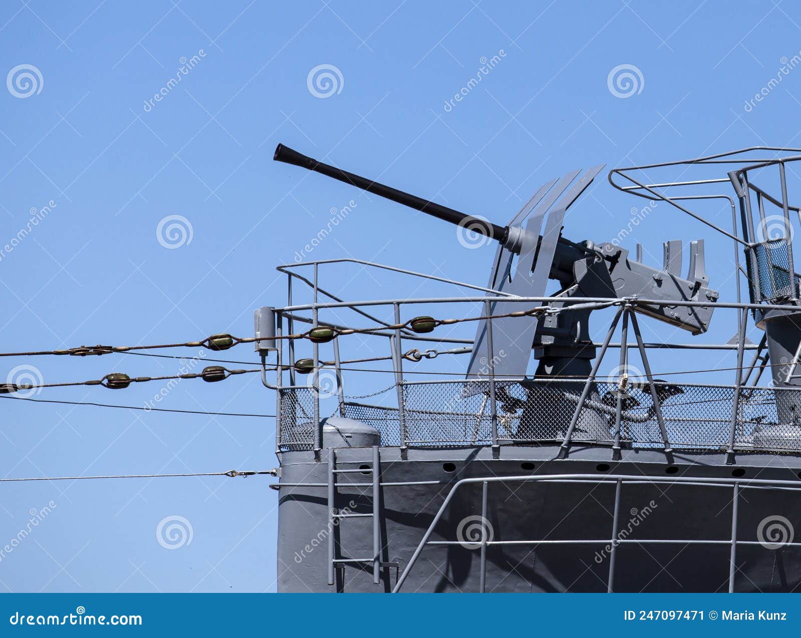 Anti-aircraft Guns on U-boat Editorial Photo - Image of aircraft ...