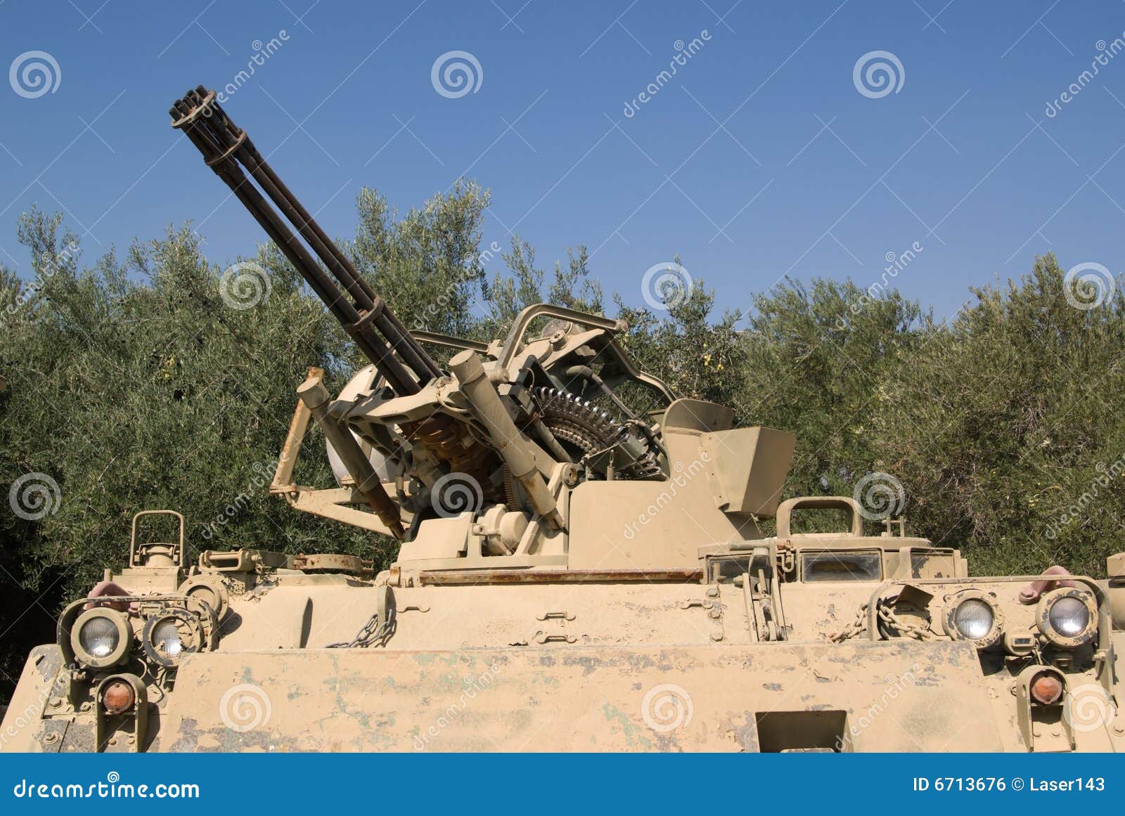 Anti-aircraft Guns, Authentic Machine Gun During The Second World War ...