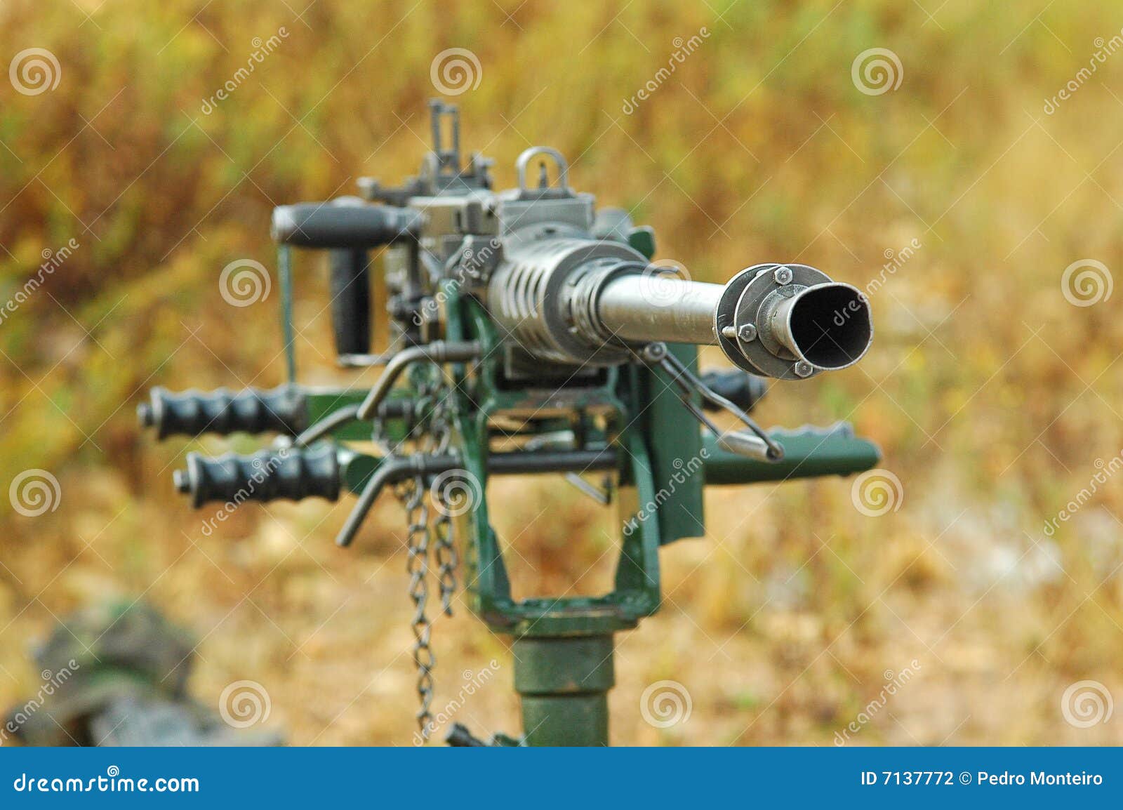 Anti-Aircraft Machine Gun stock photo. Image of forces - 7137772