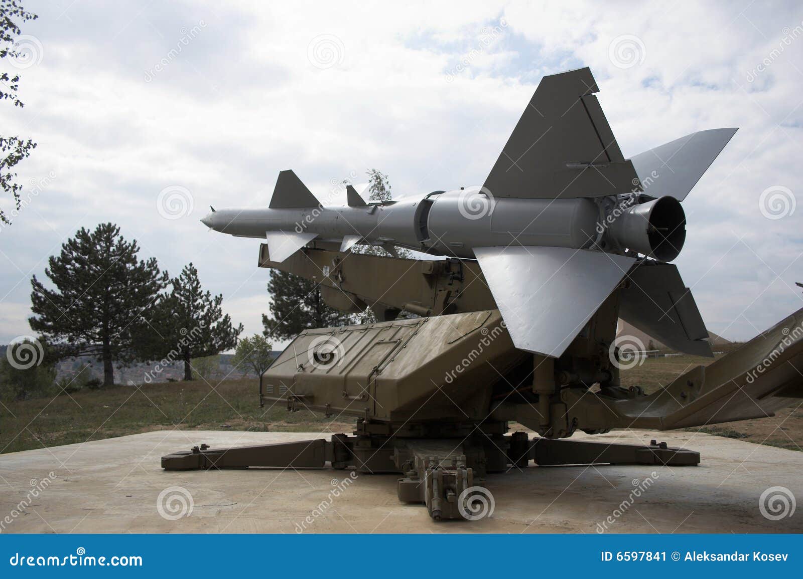 Anti-aircraft missile stock image. Image of weapon, objects - 6597841