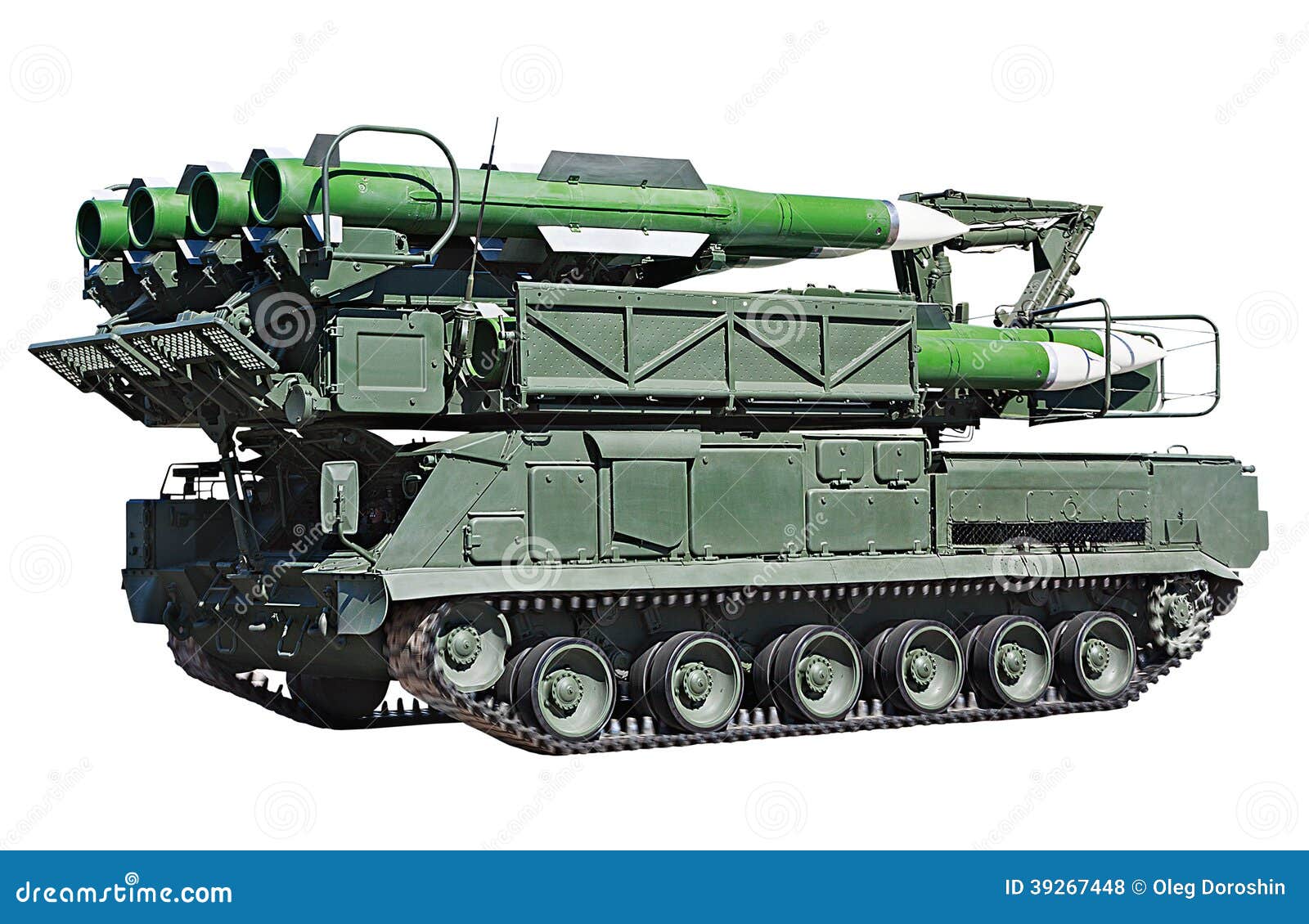 Anti-aircraft Missile System Stock Photo - Image of military, green ...