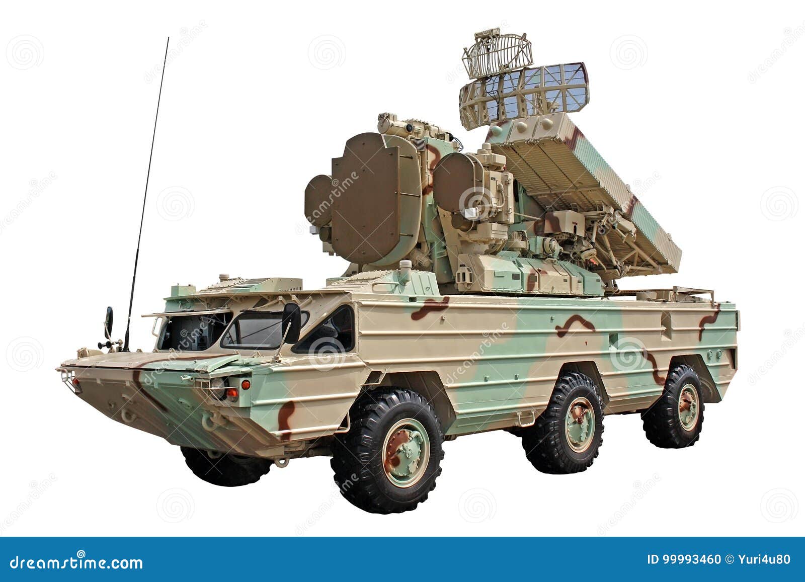 Anti-aircraft Missile System Vehicle Stock Photo - Image of conflict ...