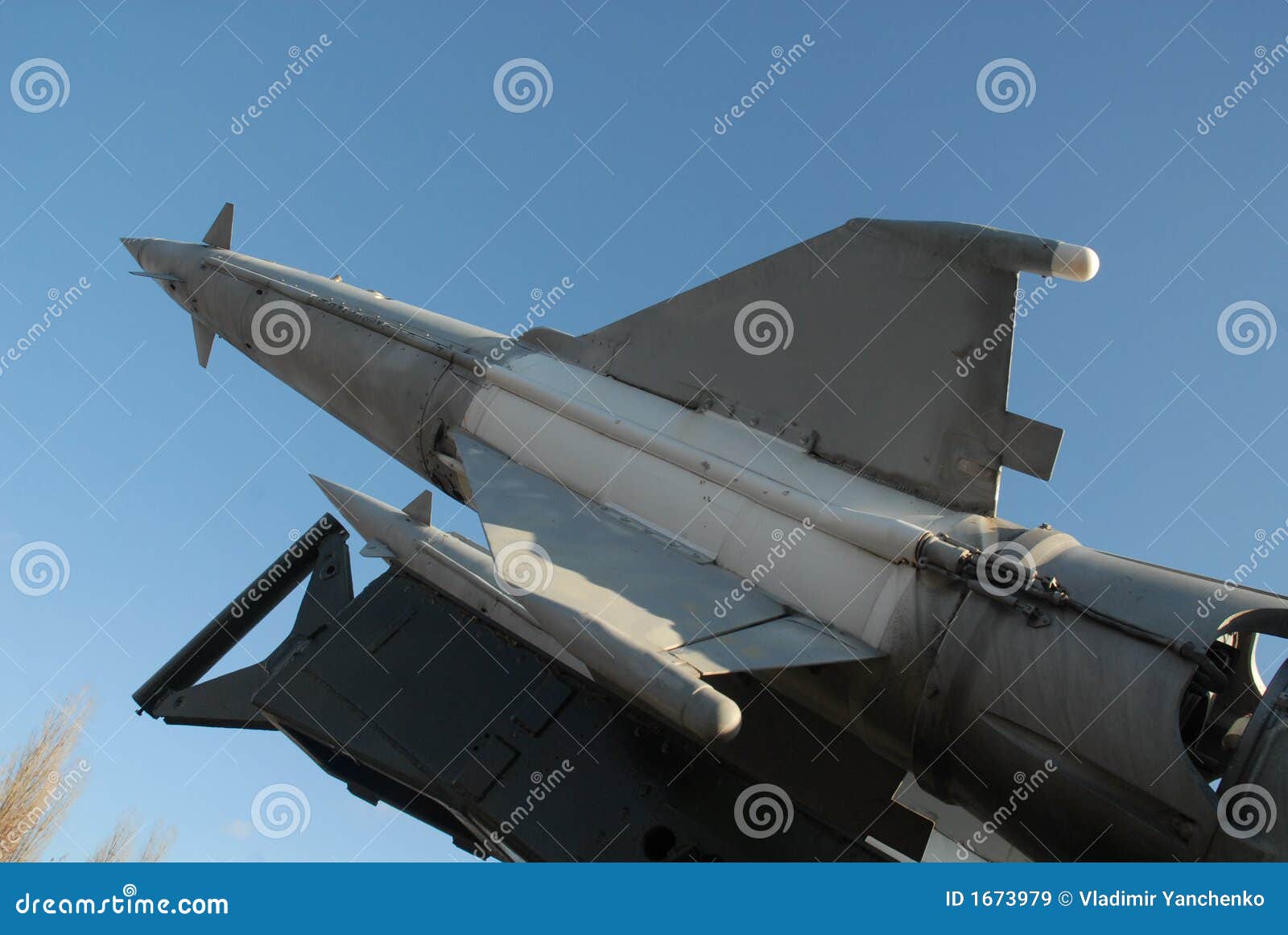 Anti aircraft rocket 5B27 stock image. Image of defense - 1673979