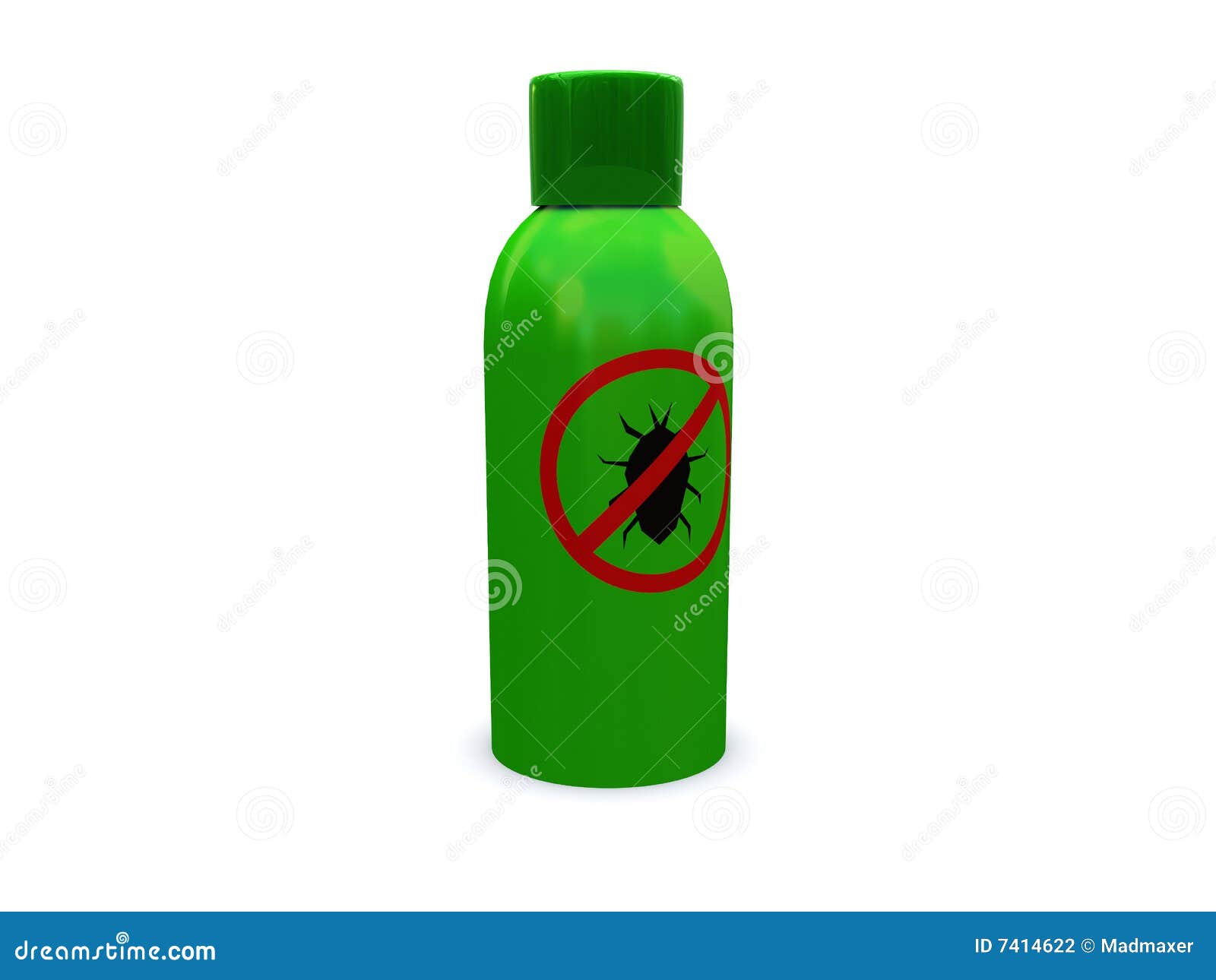 Anti-bug spray stock illustration. Illustration of close - 7414622
