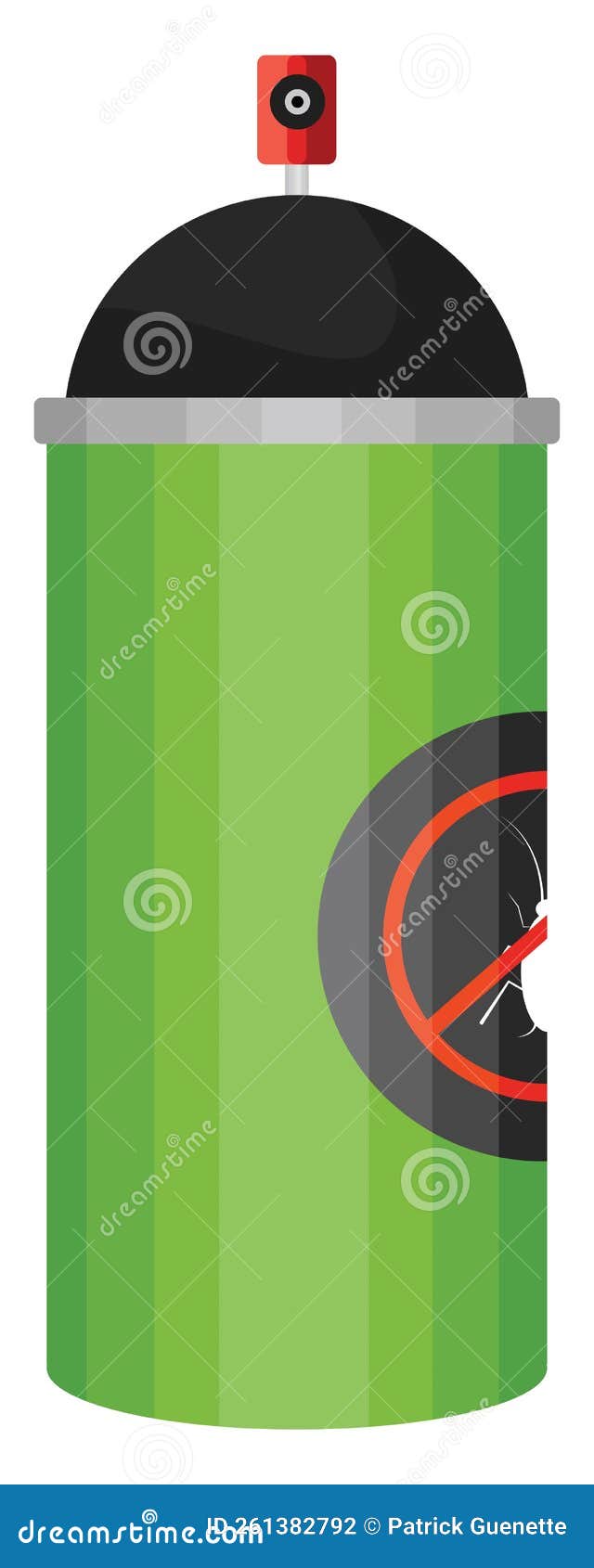 Anti bug spray, icon stock vector. Illustration of health - 261382792