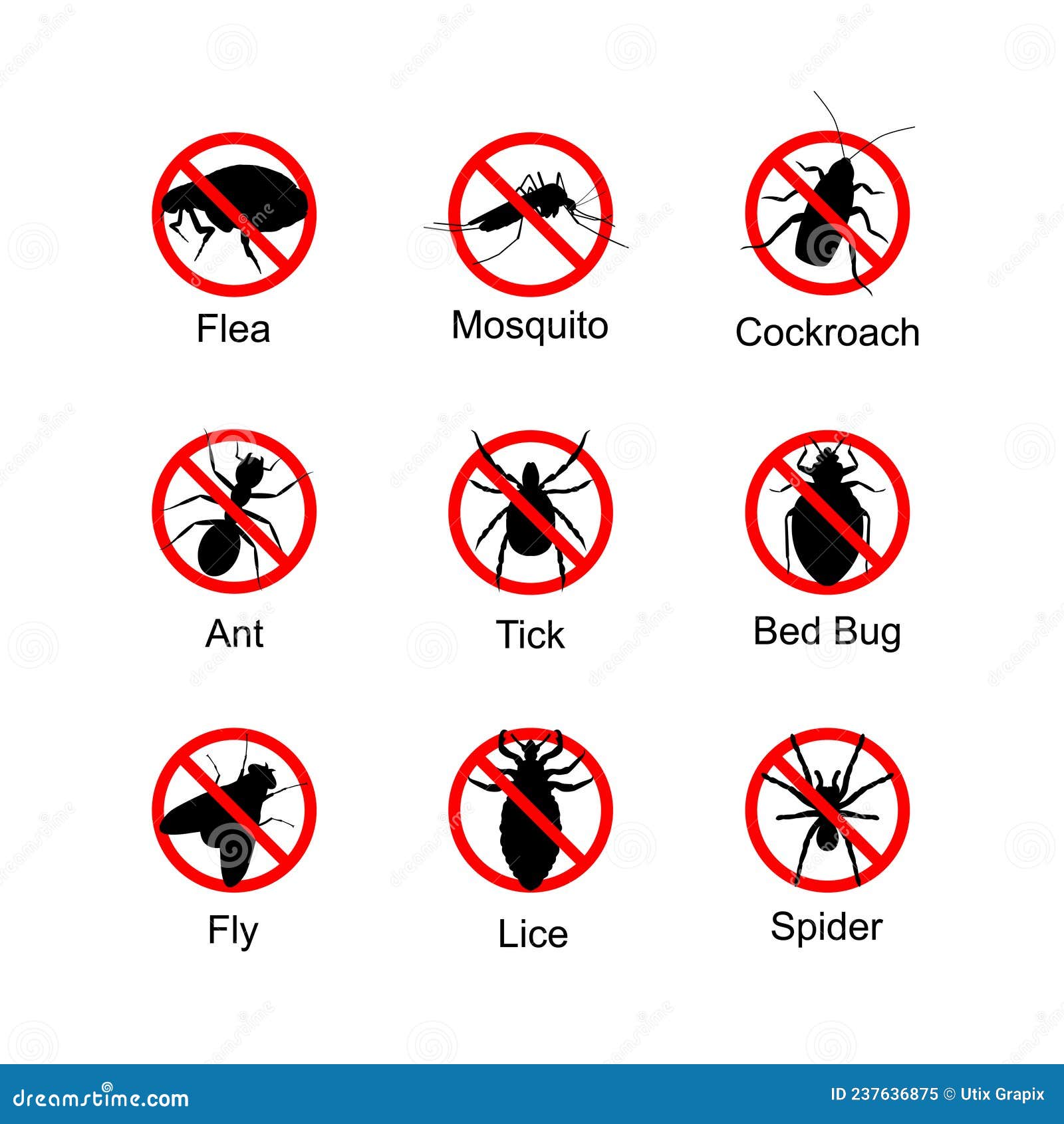 Anti Bug Symbol Icon Vector Stock Vector - Illustration of health ...