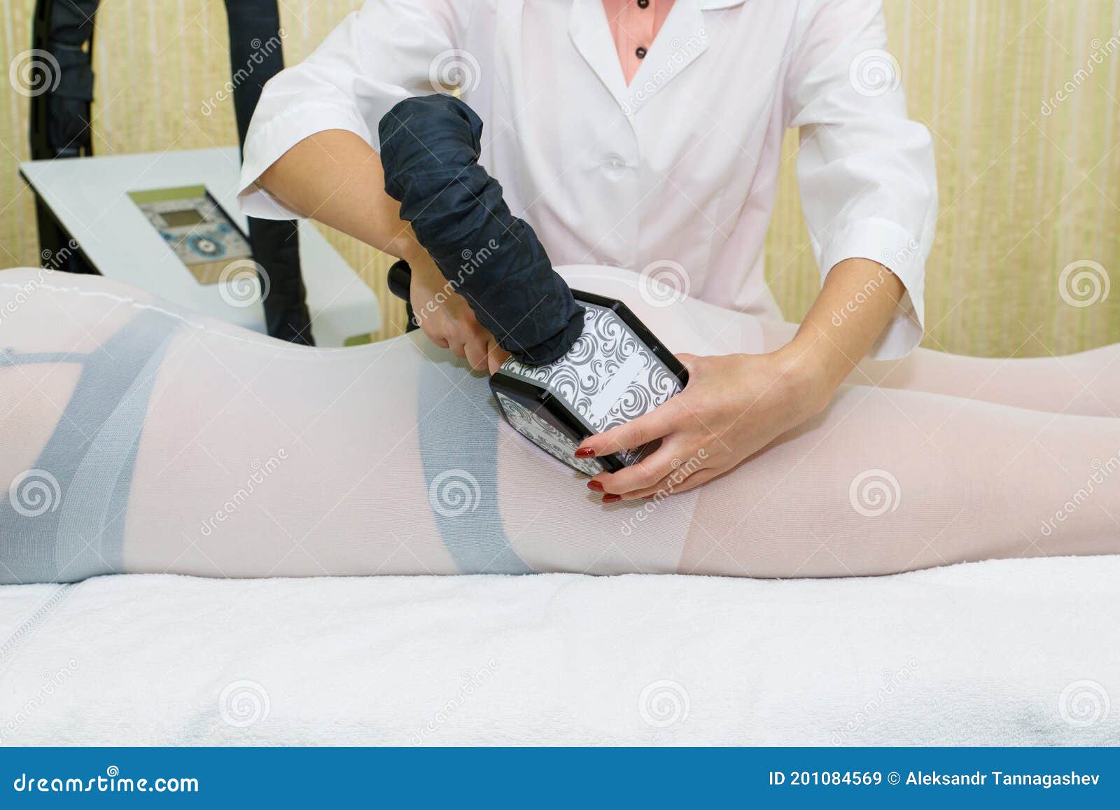 Anti Cellulite Massage Lpg In The Spa Salon Stock Image Image Of