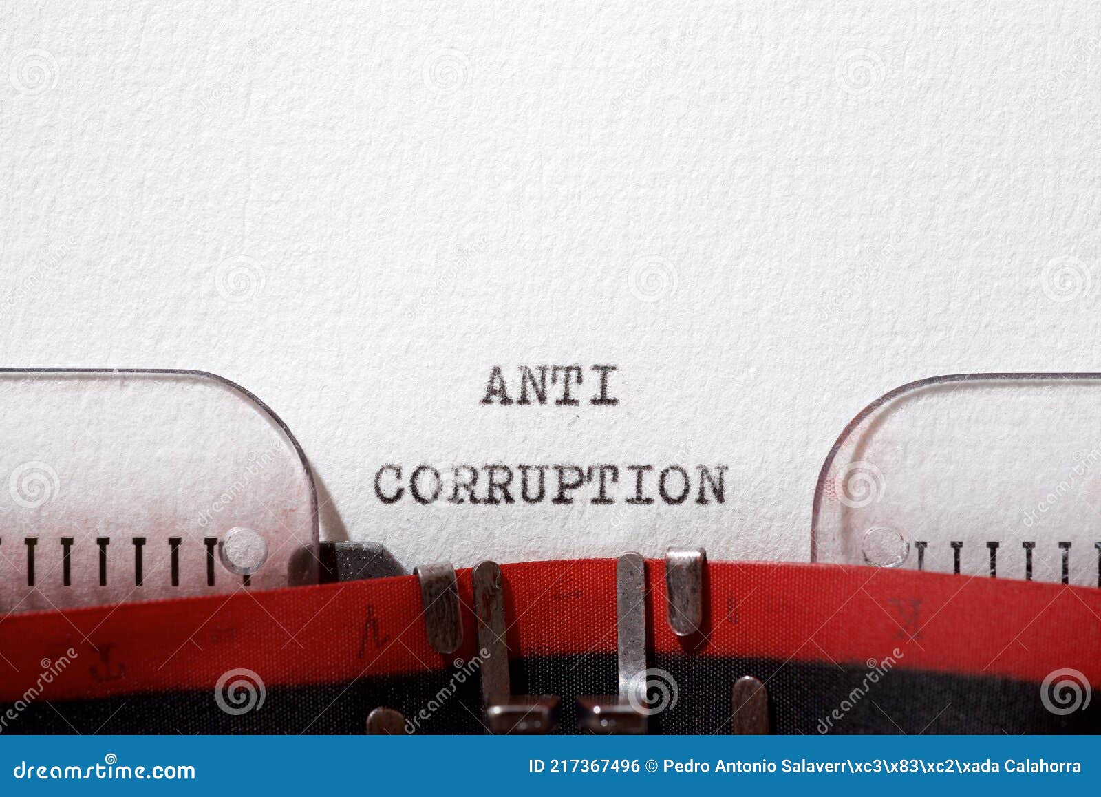 Anti corruption text stock photo. Image of ideas, idea - 217367496