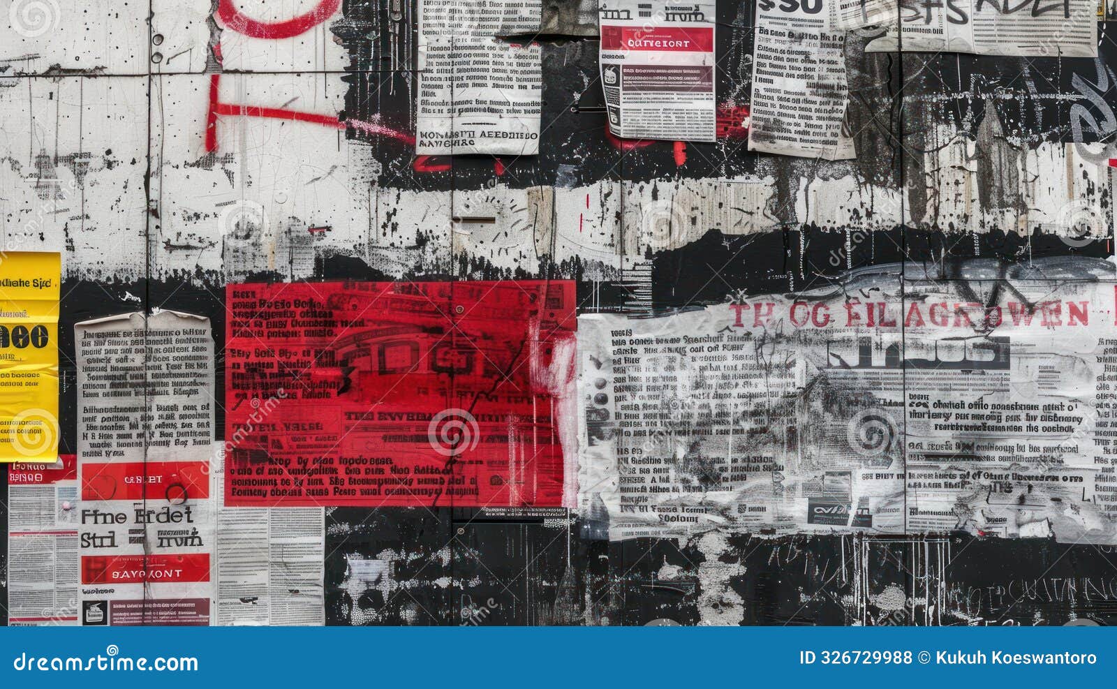 Anti-Design a Rebellious Style with Mixed Fonts Background Stock ...