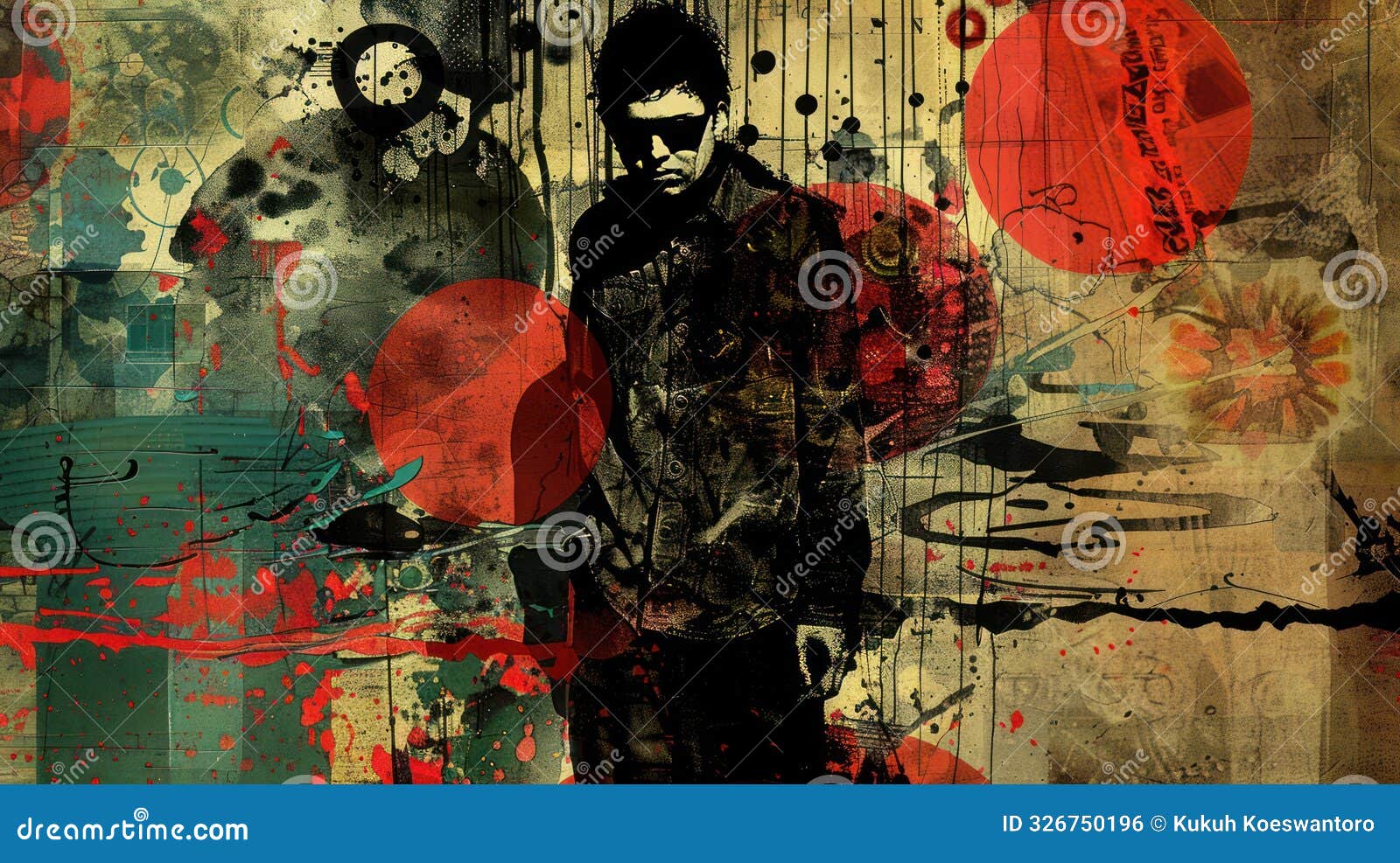 Anti-Design a Rebellious Style with Mixed Fonts Background Stock ...