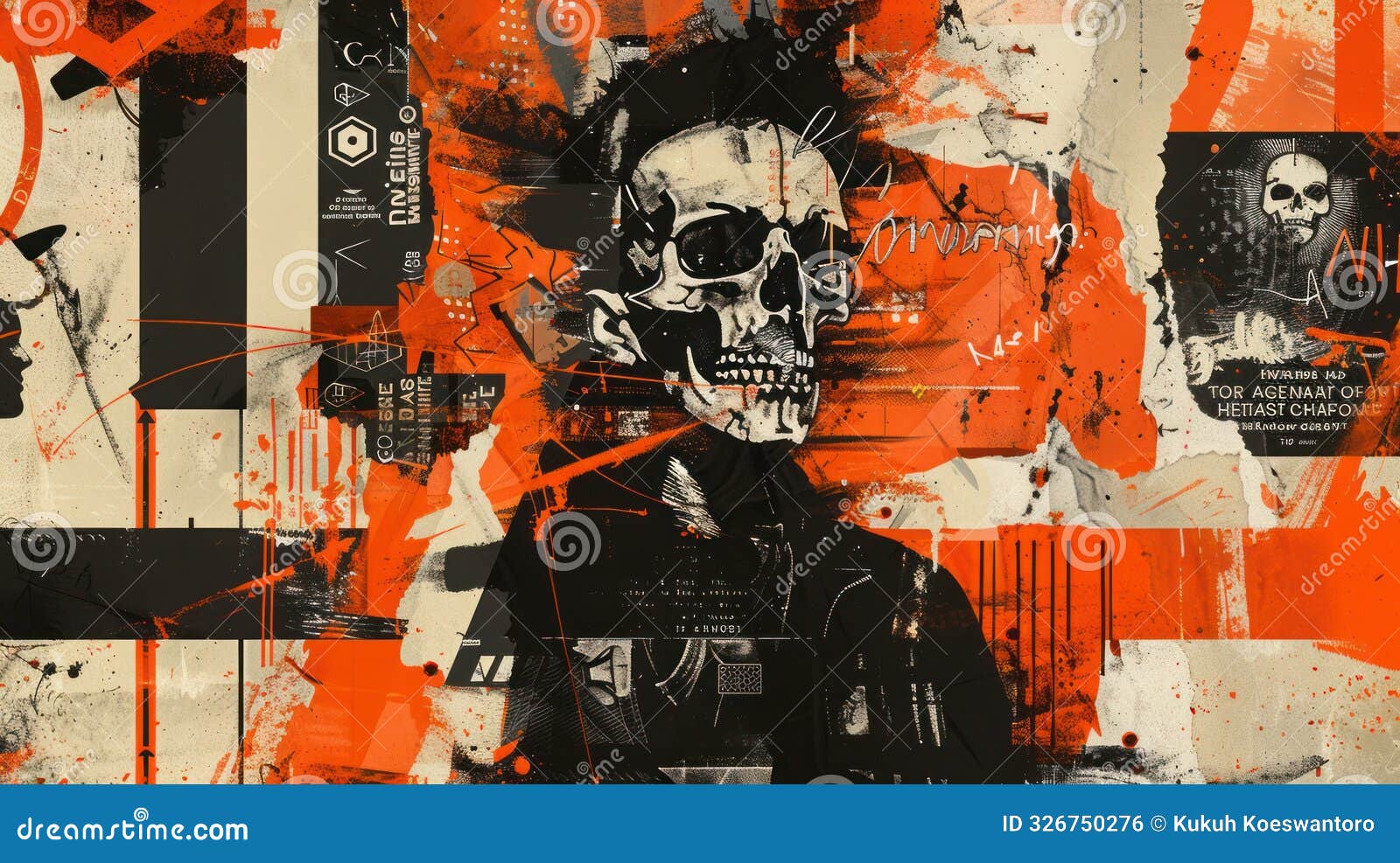 Anti-Design a Rebellious Style with Mixed Fonts Background Stock ...