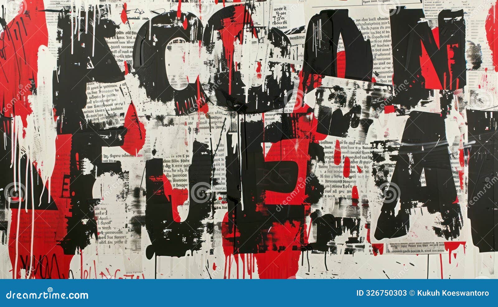 Anti-Design a Rebellious Style with Mixed Fonts Background Stock ...